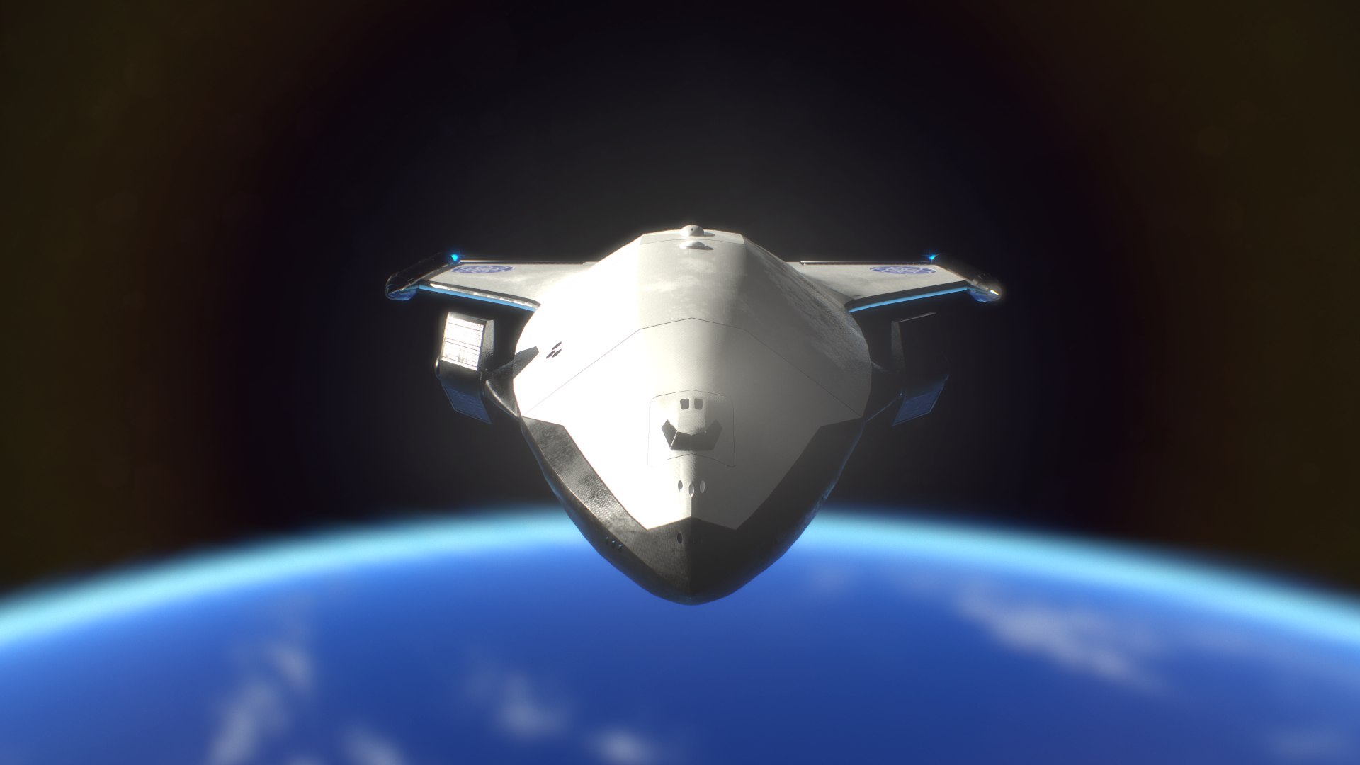 3D electric vtol space - TurboSquid 1295055