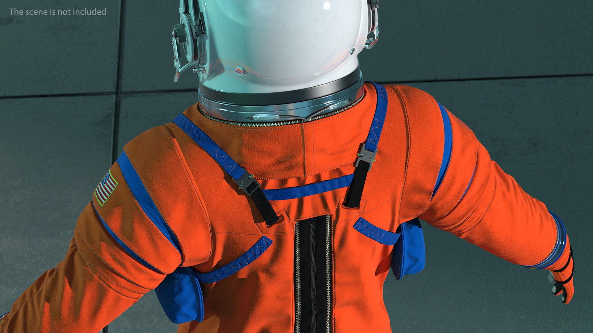 Orion crew survival spacesuit 3D model - TurboSquid 1561127