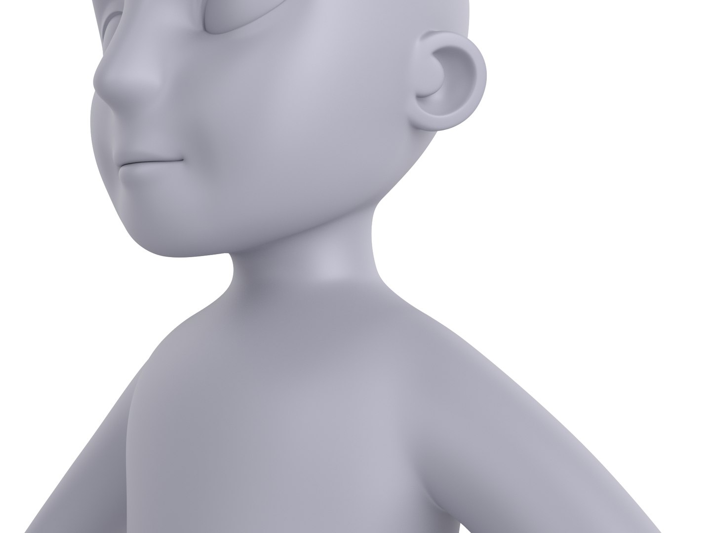 Character235 Boy Base Mesh model - TurboSquid 2042535
