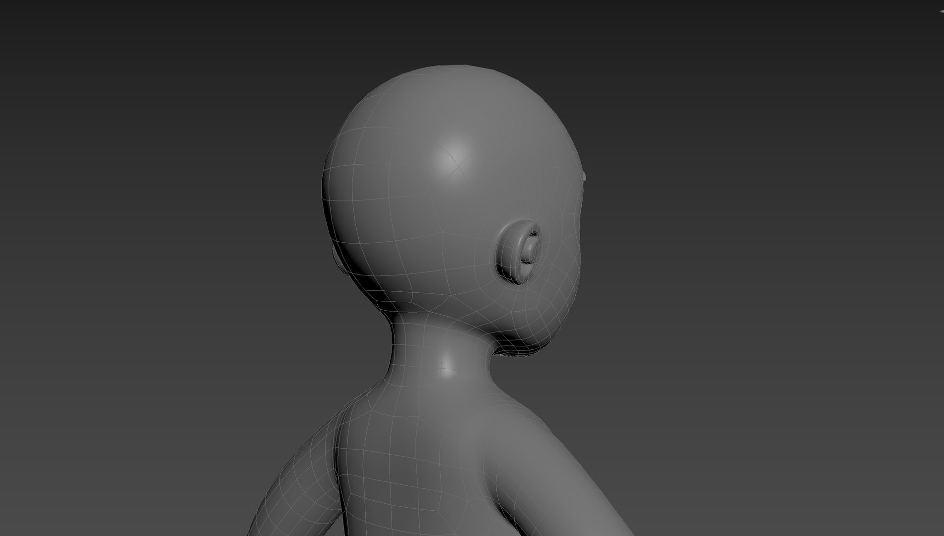 Character235 Boy Base Mesh model - TurboSquid 2042535