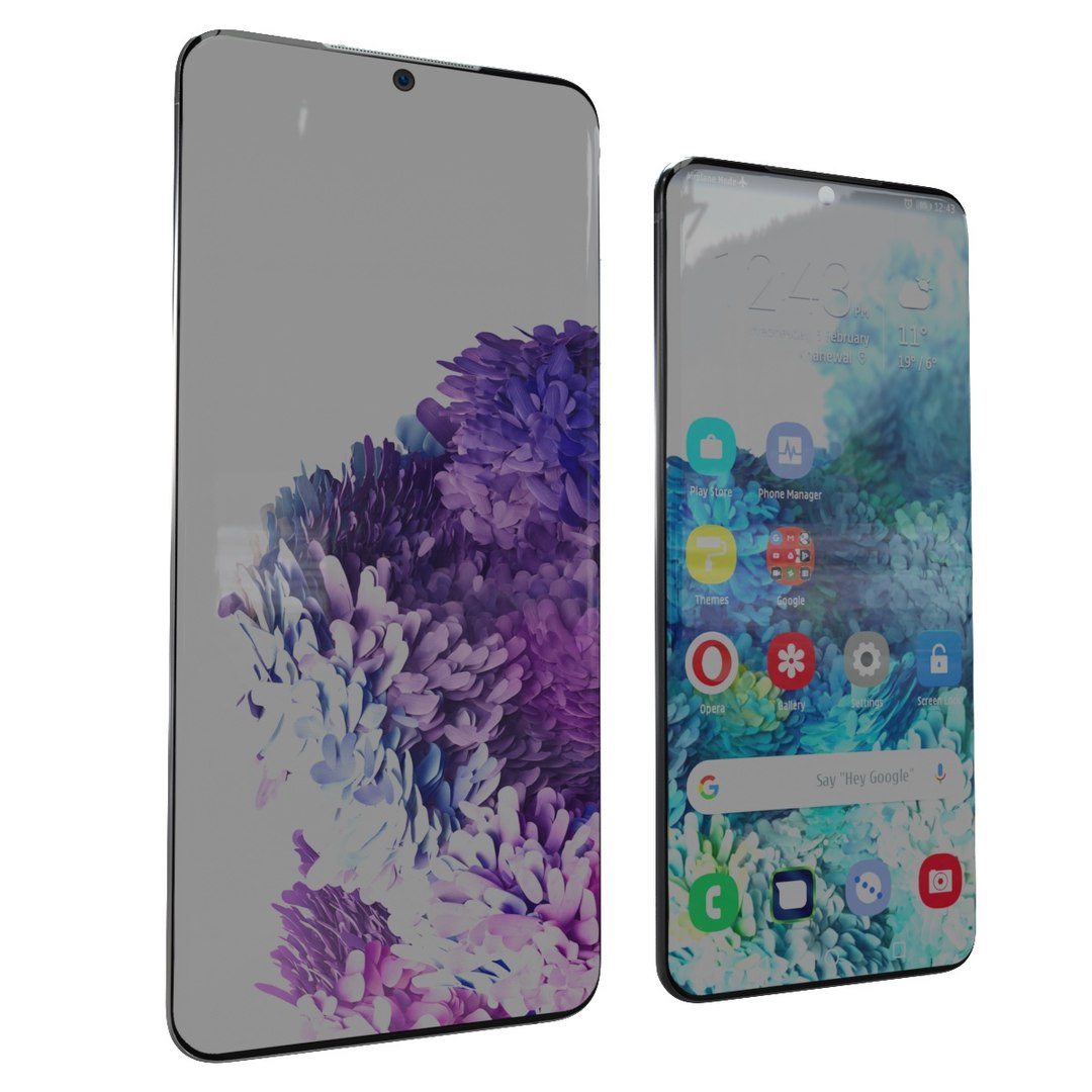 Samsung Galaxy S20 Model - TurboSquid 1598142