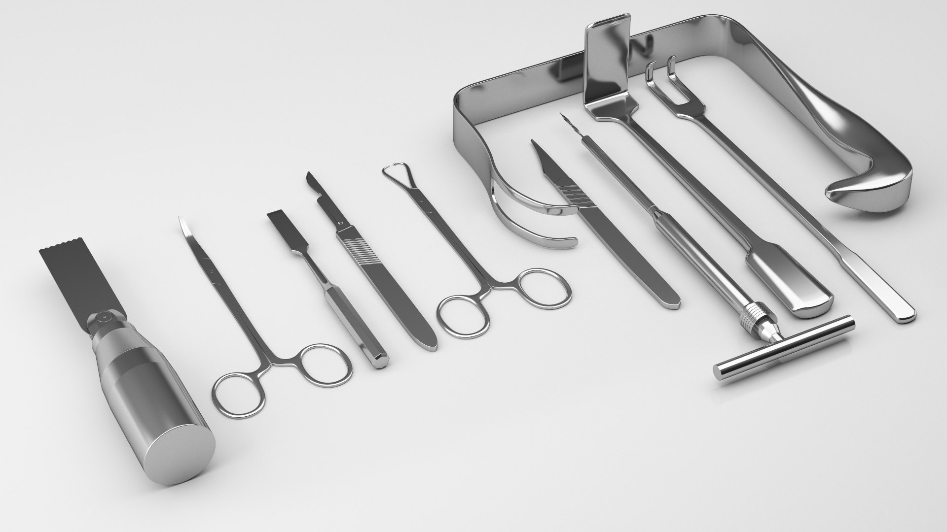 3D Surgical Instruments Set - TurboSquid 2295439