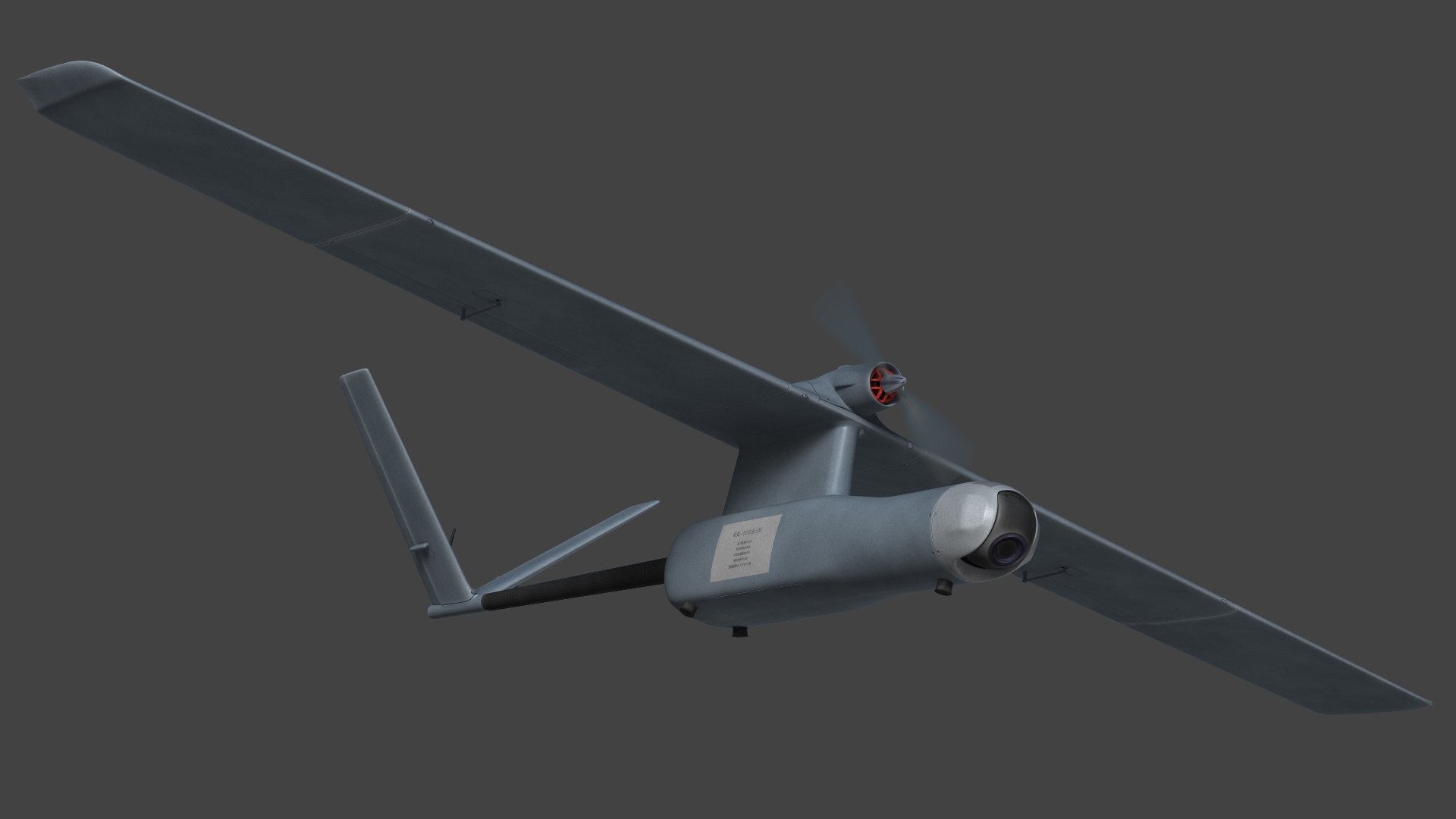 3D PLA CH-802 UAV - TurboSquid 1796260