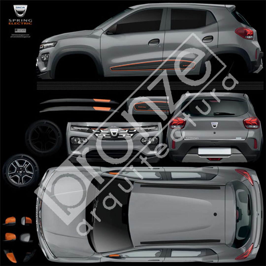 Dacia Spring Electric 2022 3D Model - TurboSquid 2312298