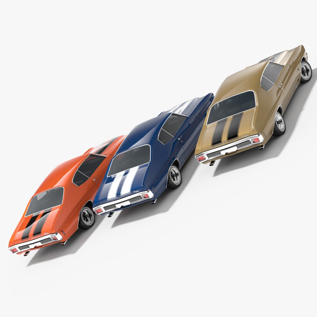 Chevrolet Chevelle Ss 1970 3d Model