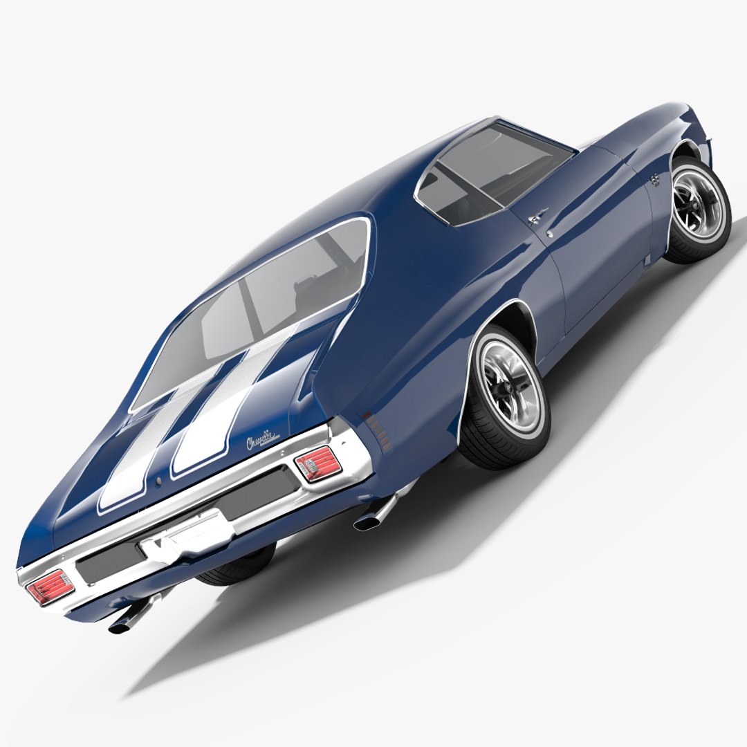 Chevrolet Chevelle Ss 1970 3d Model