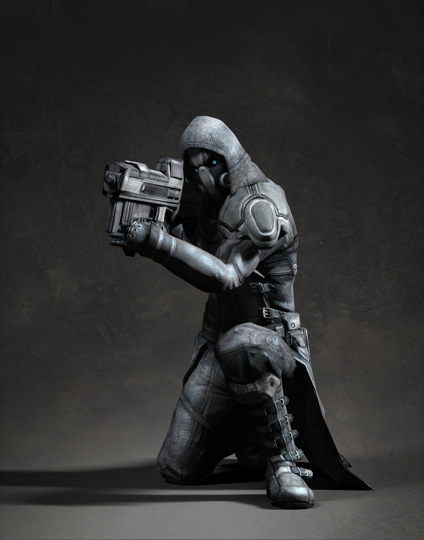 3d Model Soldier Assassin Alien