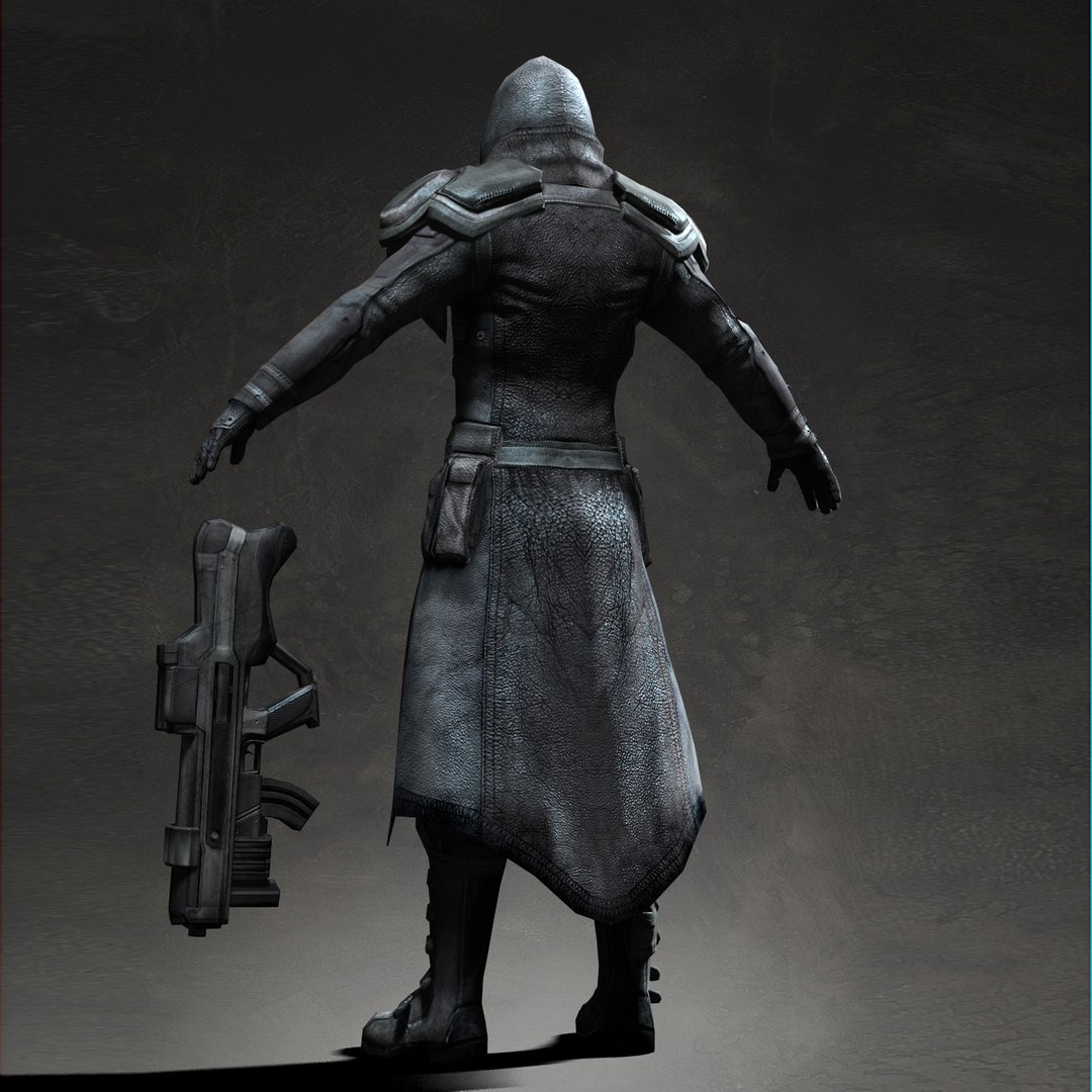 3d Model Soldier Assassin Alien