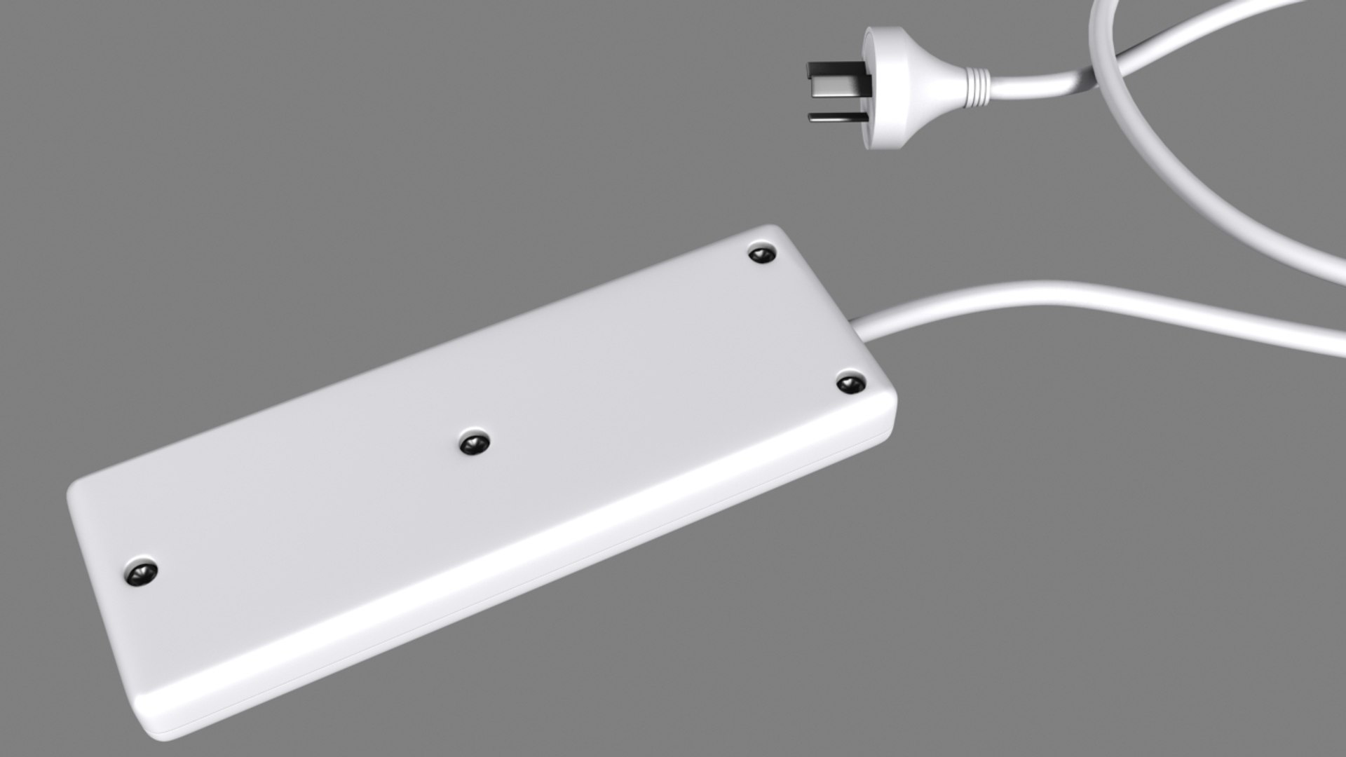 Power Extension Board 3d Model
