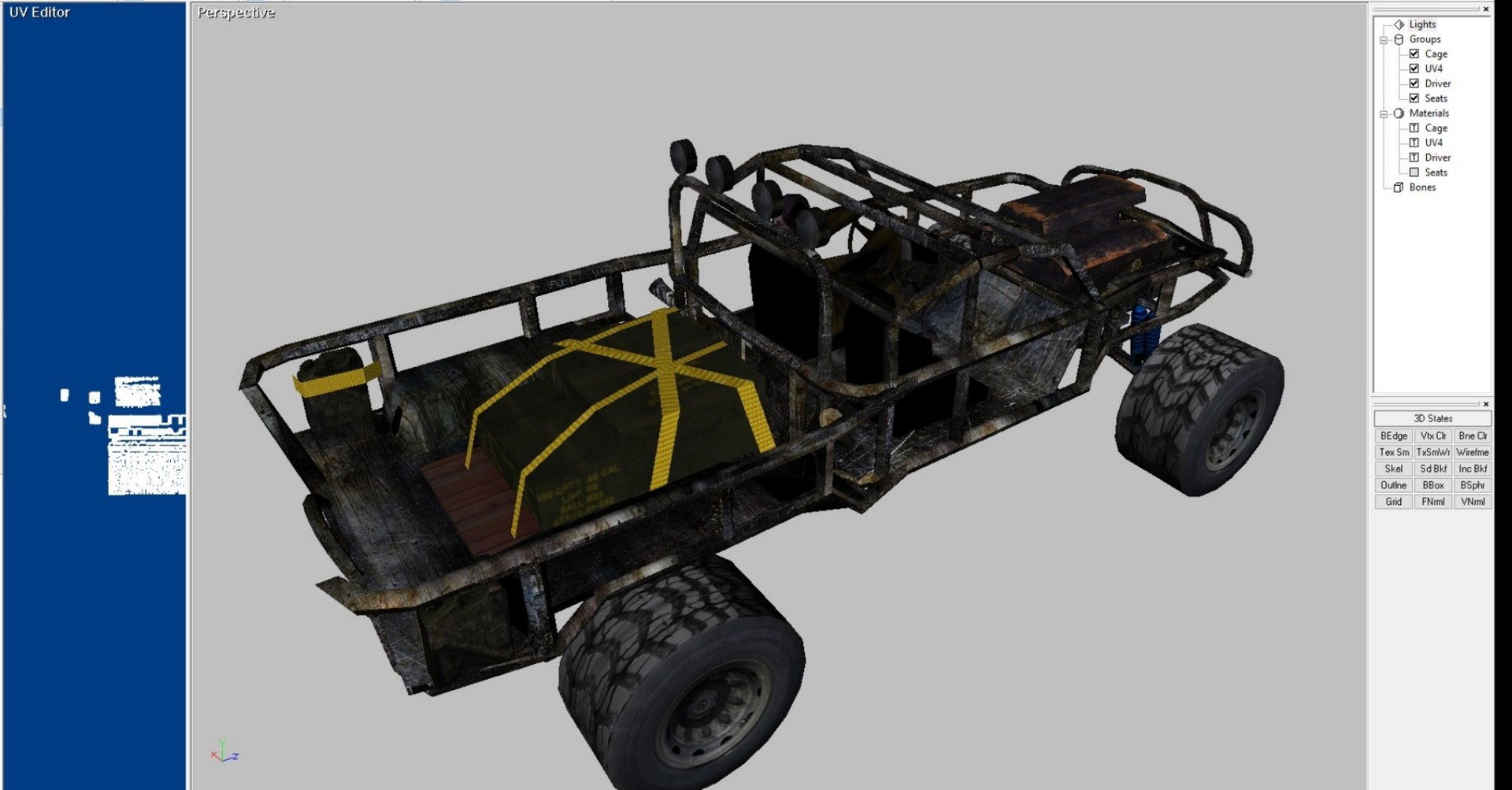 modelo 3d Tube Buggy military off-road - TurboSquid 1983510