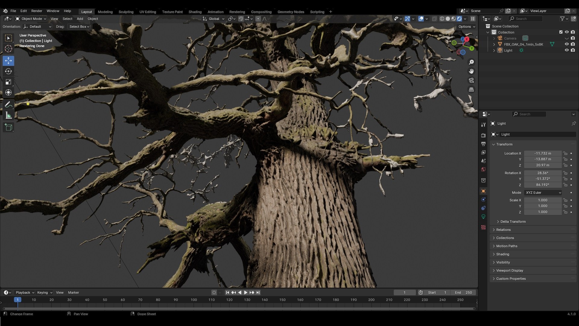 3D 600-year-old Dead Oak - ENT 08 - TurboSquid 2338743