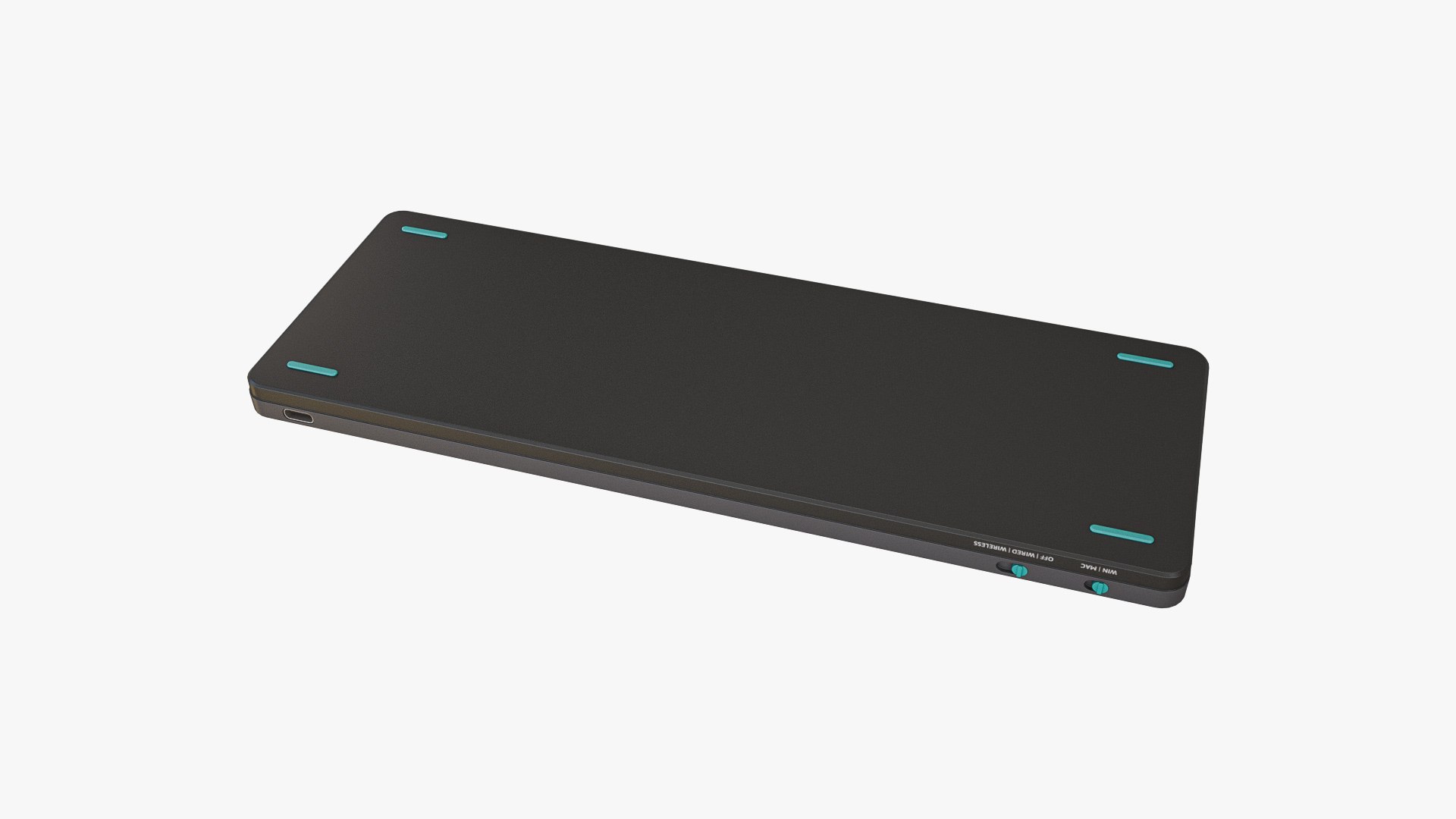 60-Percent Layout Keyboard Grey 3D model - TurboSquid 2074401