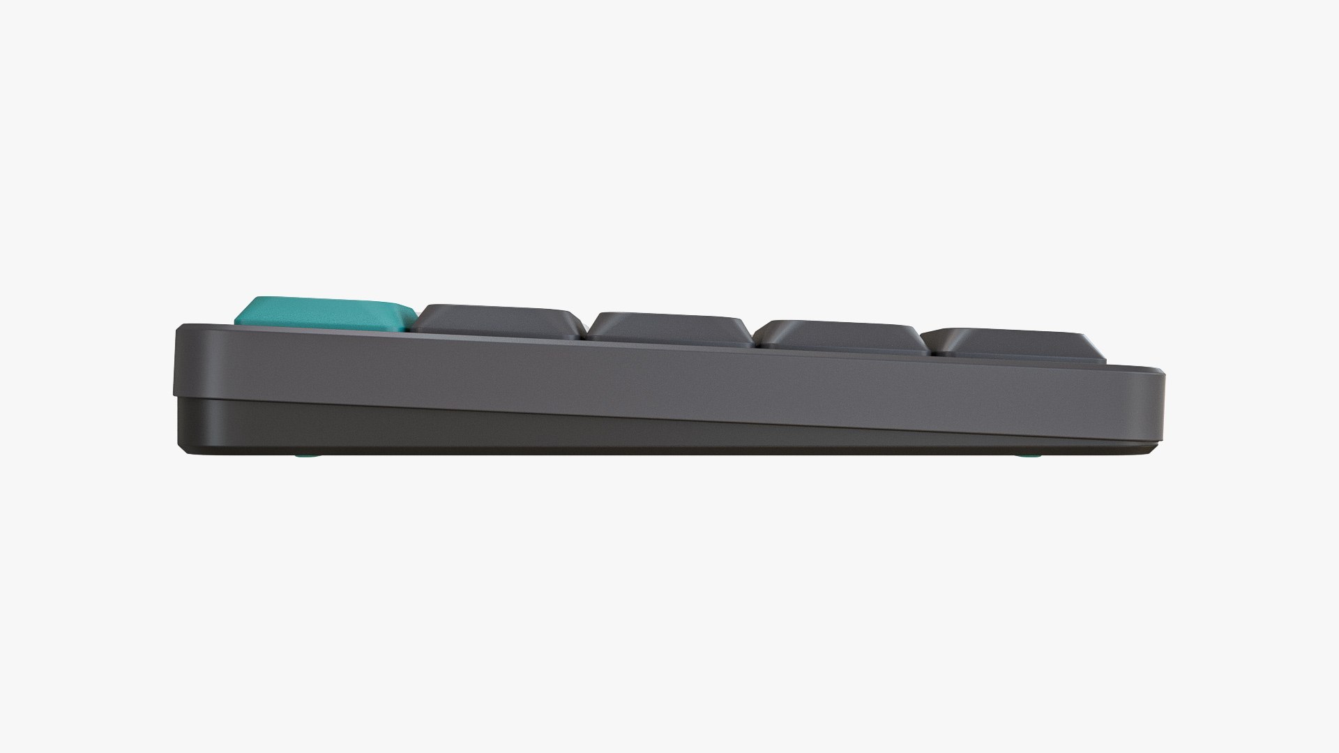 60-Percent Layout Keyboard Grey 3D model - TurboSquid 2074401