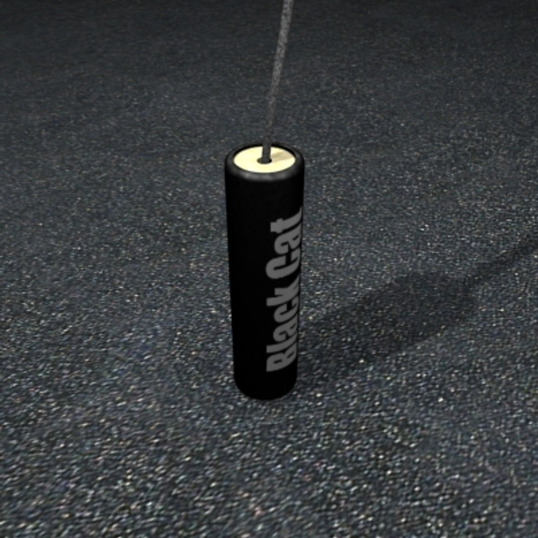 3d exploding firecracker