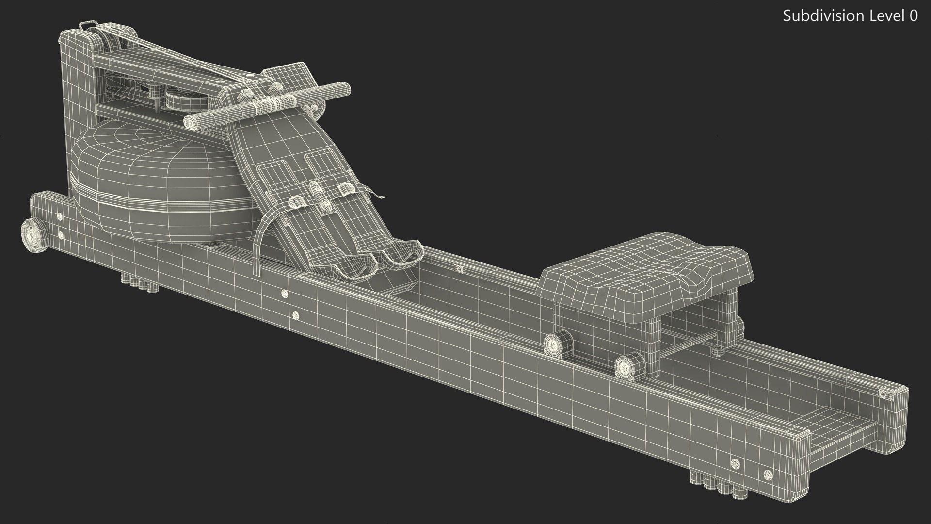 3D Rowing Simulator Wooden - TurboSquid 2070727