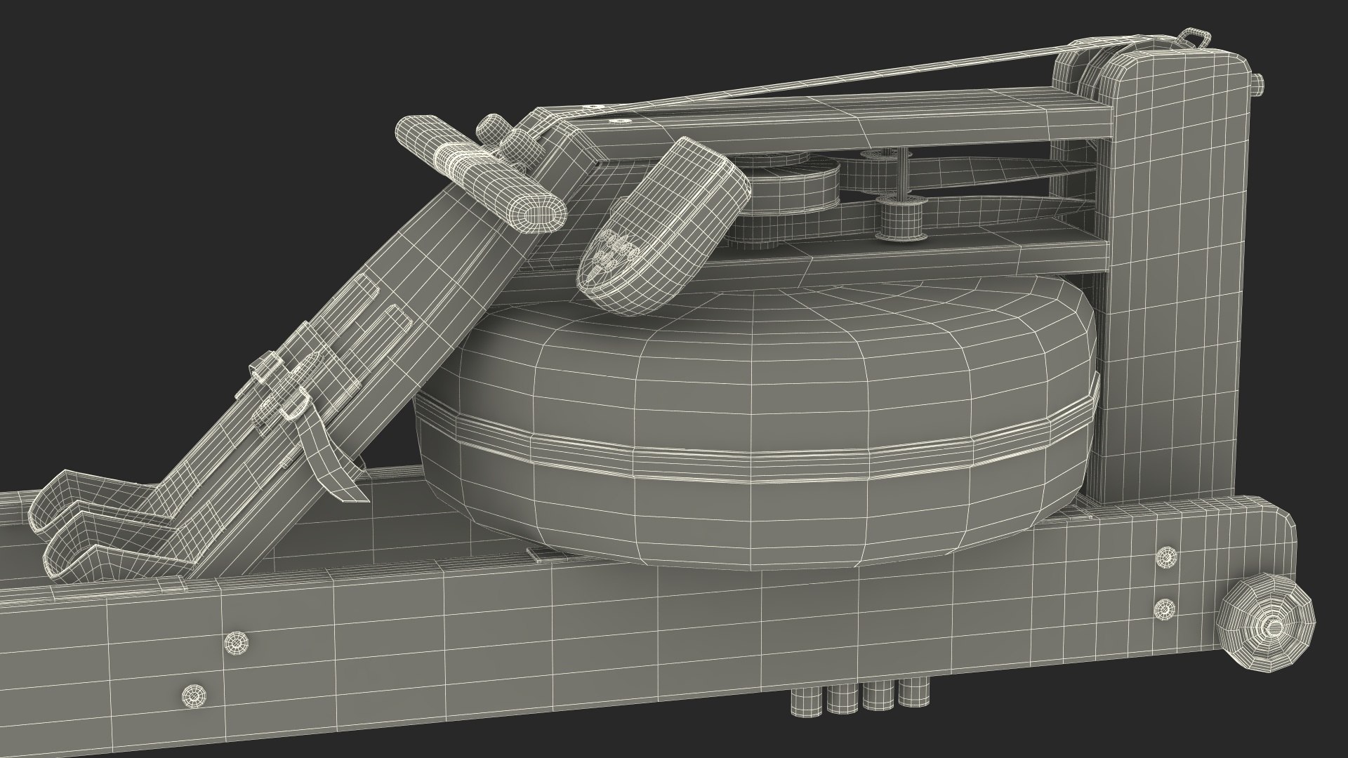 3D Rowing Simulator Wooden - TurboSquid 2070727