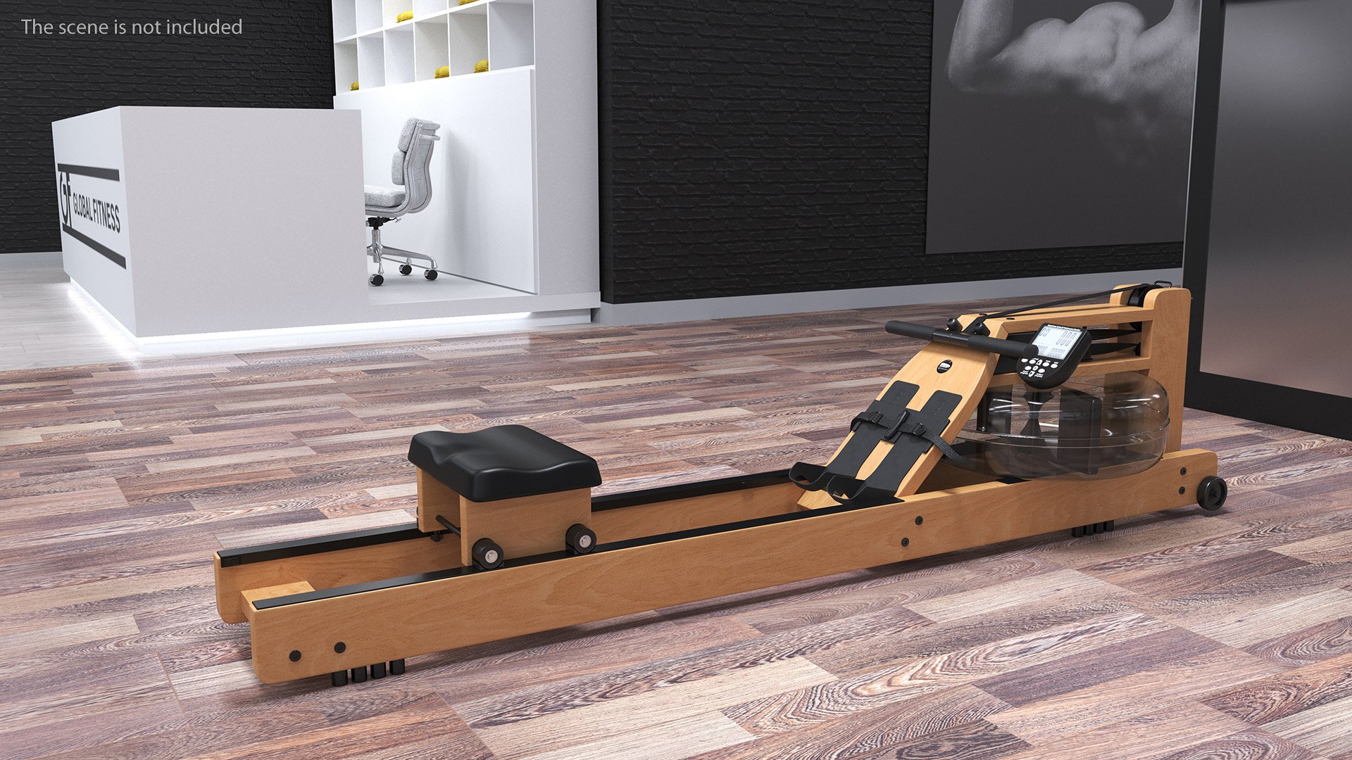 3D Rowing Simulator Wooden - TurboSquid 2070727
