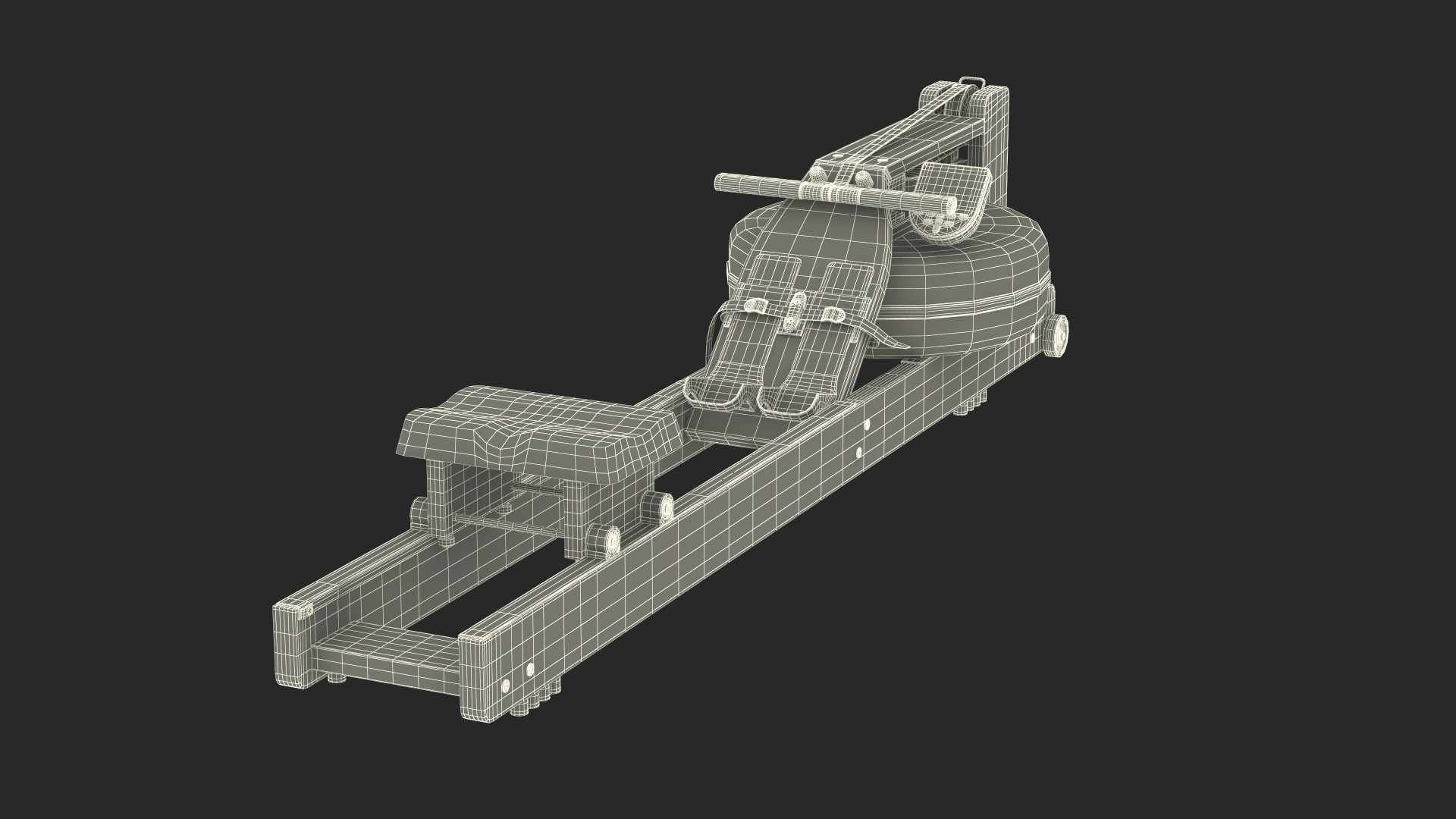 3D Rowing Simulator Wooden - TurboSquid 2070727