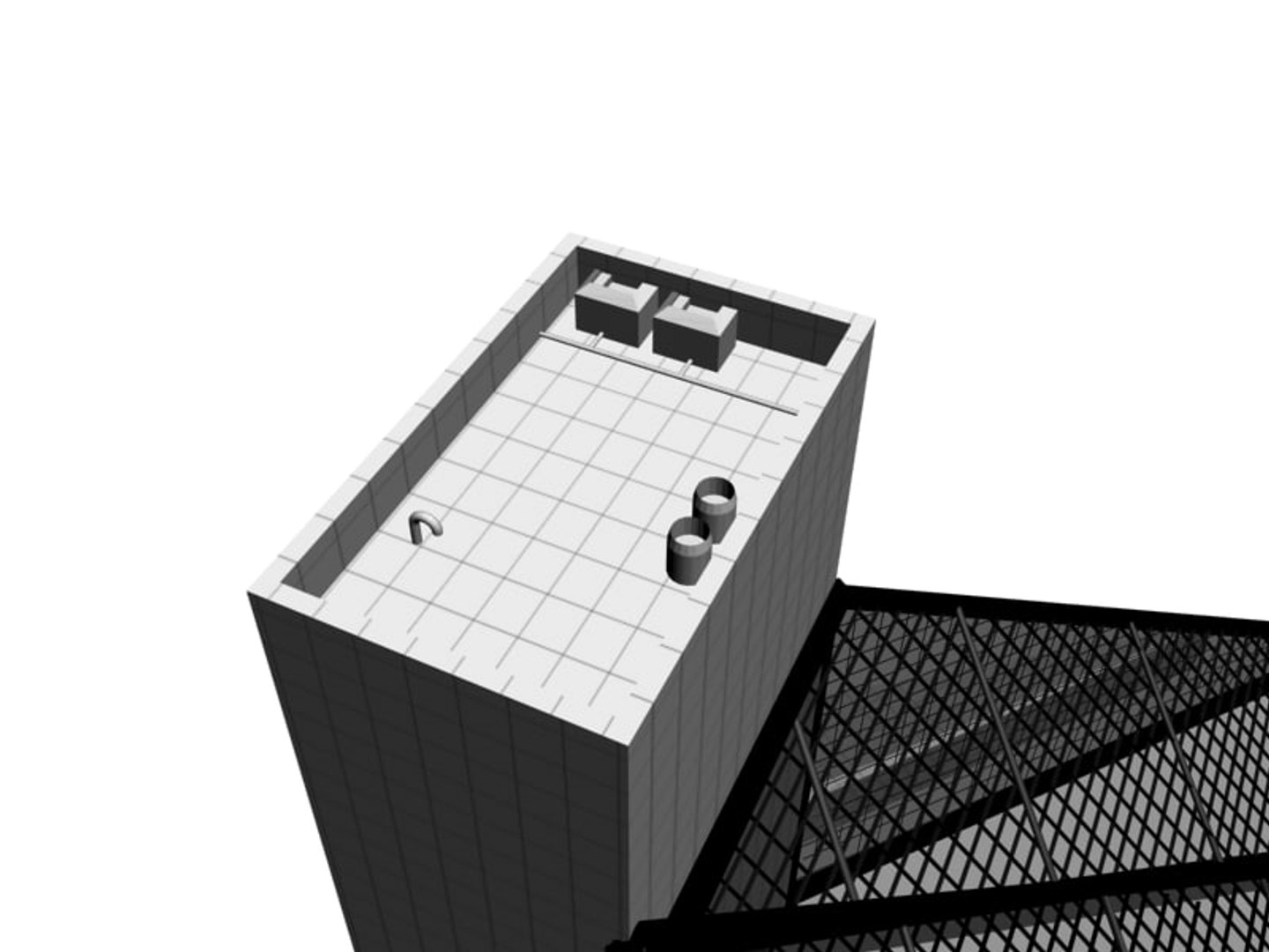 Rock Roll Hall Fame 3d Max