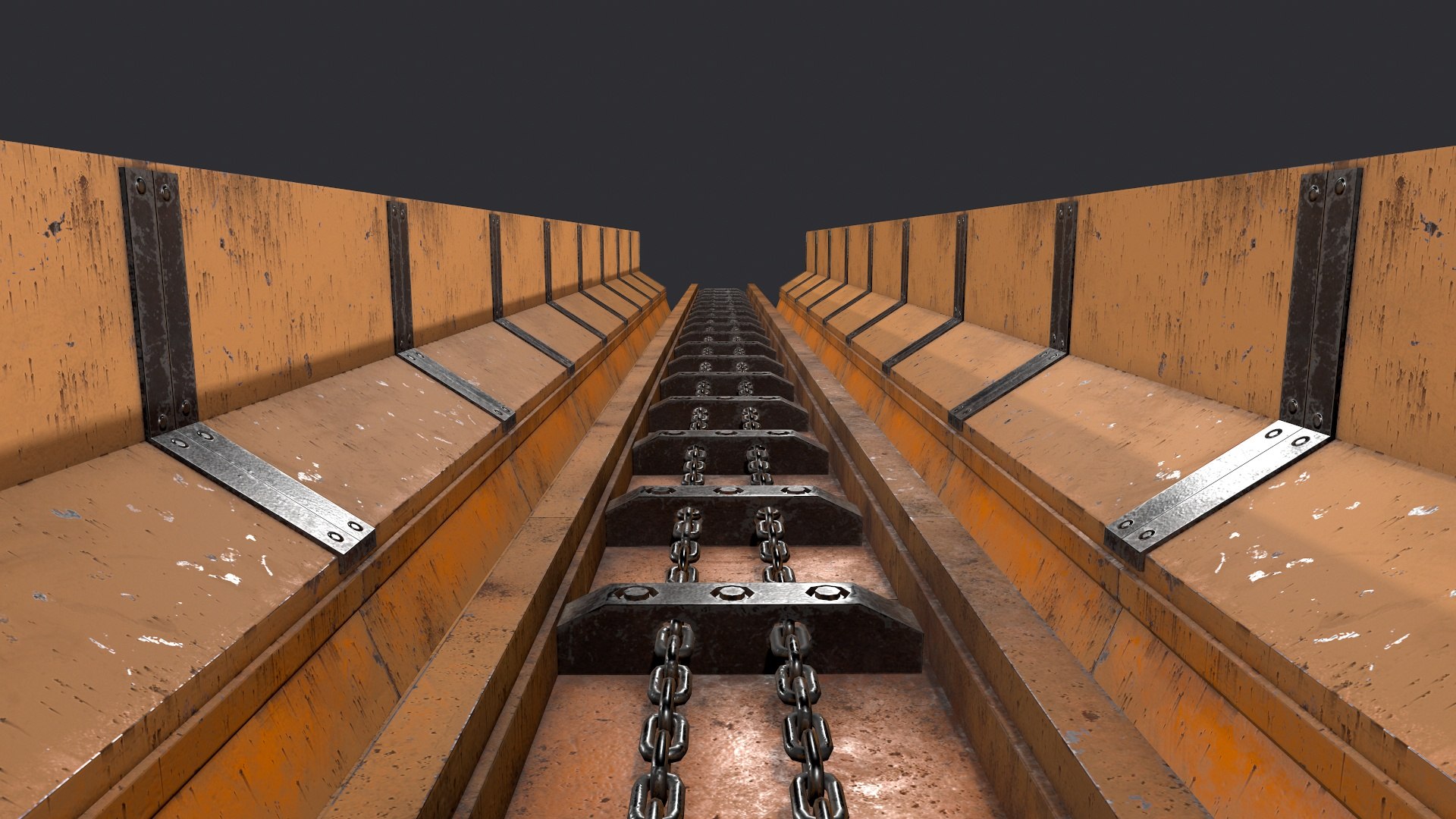 Chain Conveyor 3D Model - TurboSquid 1747935