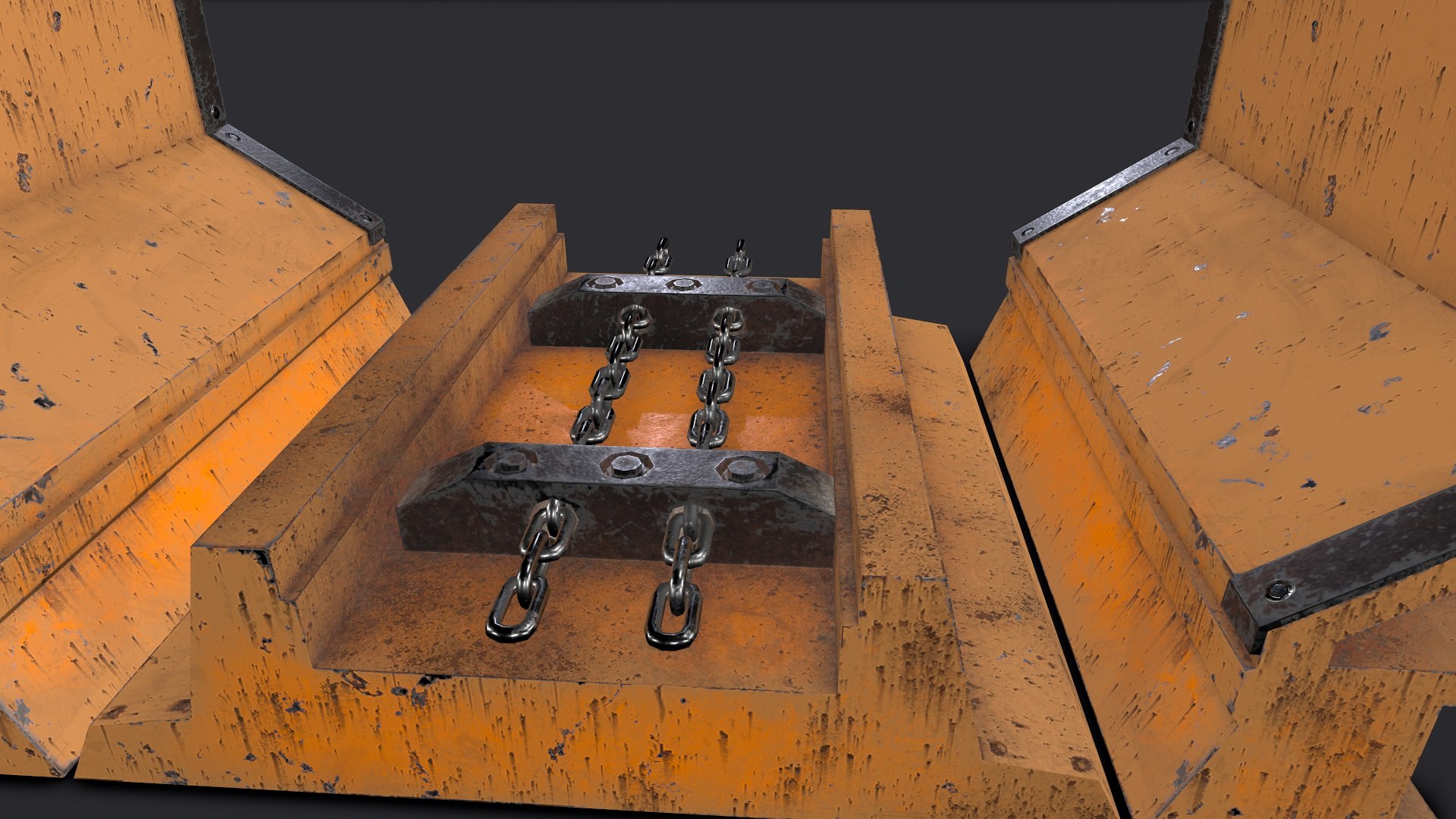 Chain Conveyor 3D Model - TurboSquid 1747935