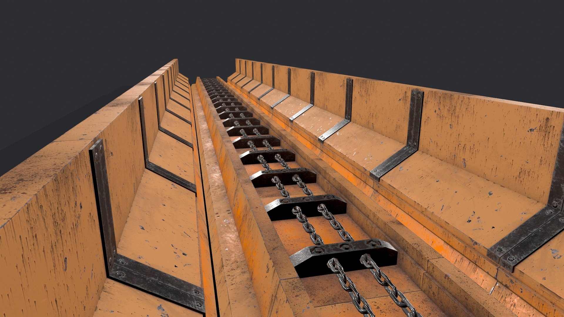 Chain Conveyor 3D Model - TurboSquid 1747935