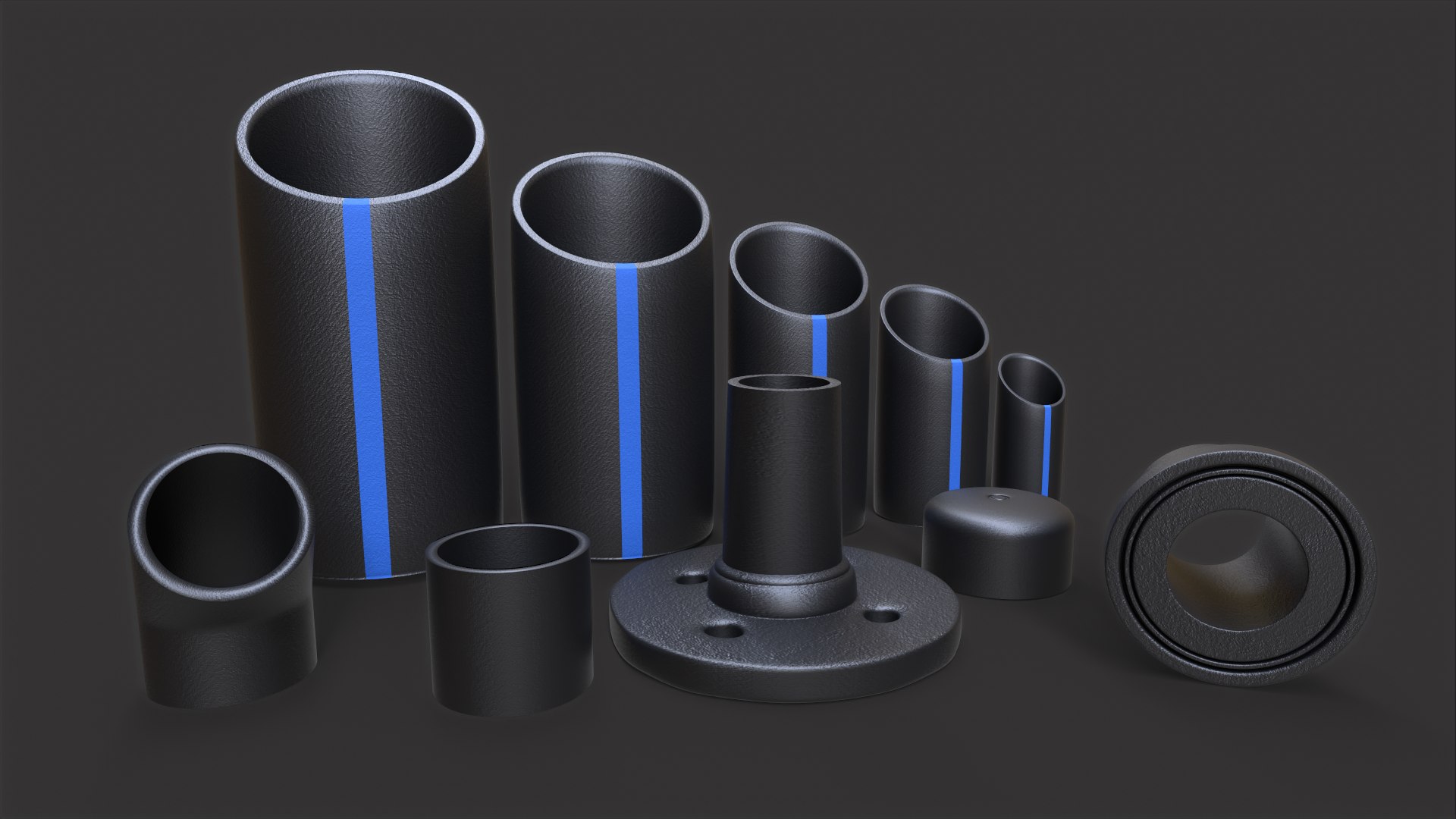 Pipes Pack 3D Model - TurboSquid 1881033