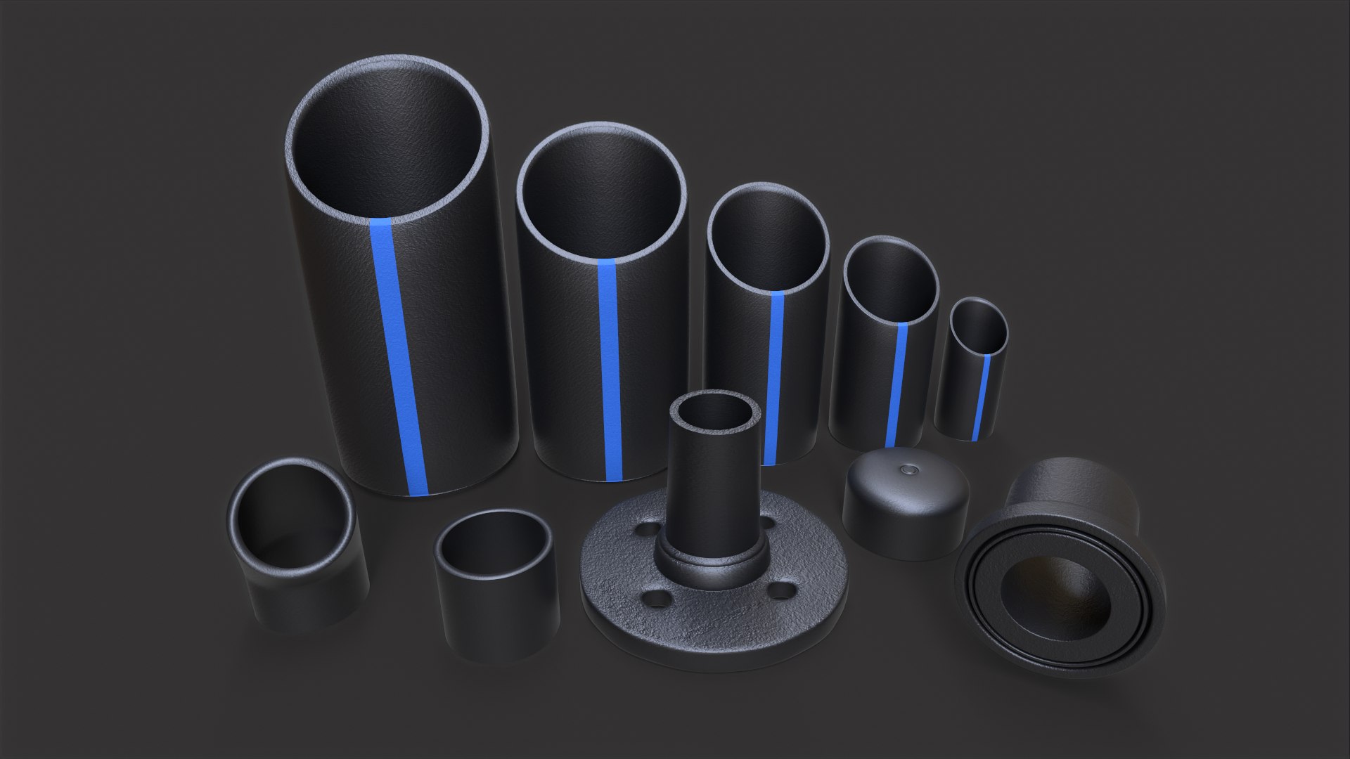 Pipes Pack 3D Model - TurboSquid 1881033