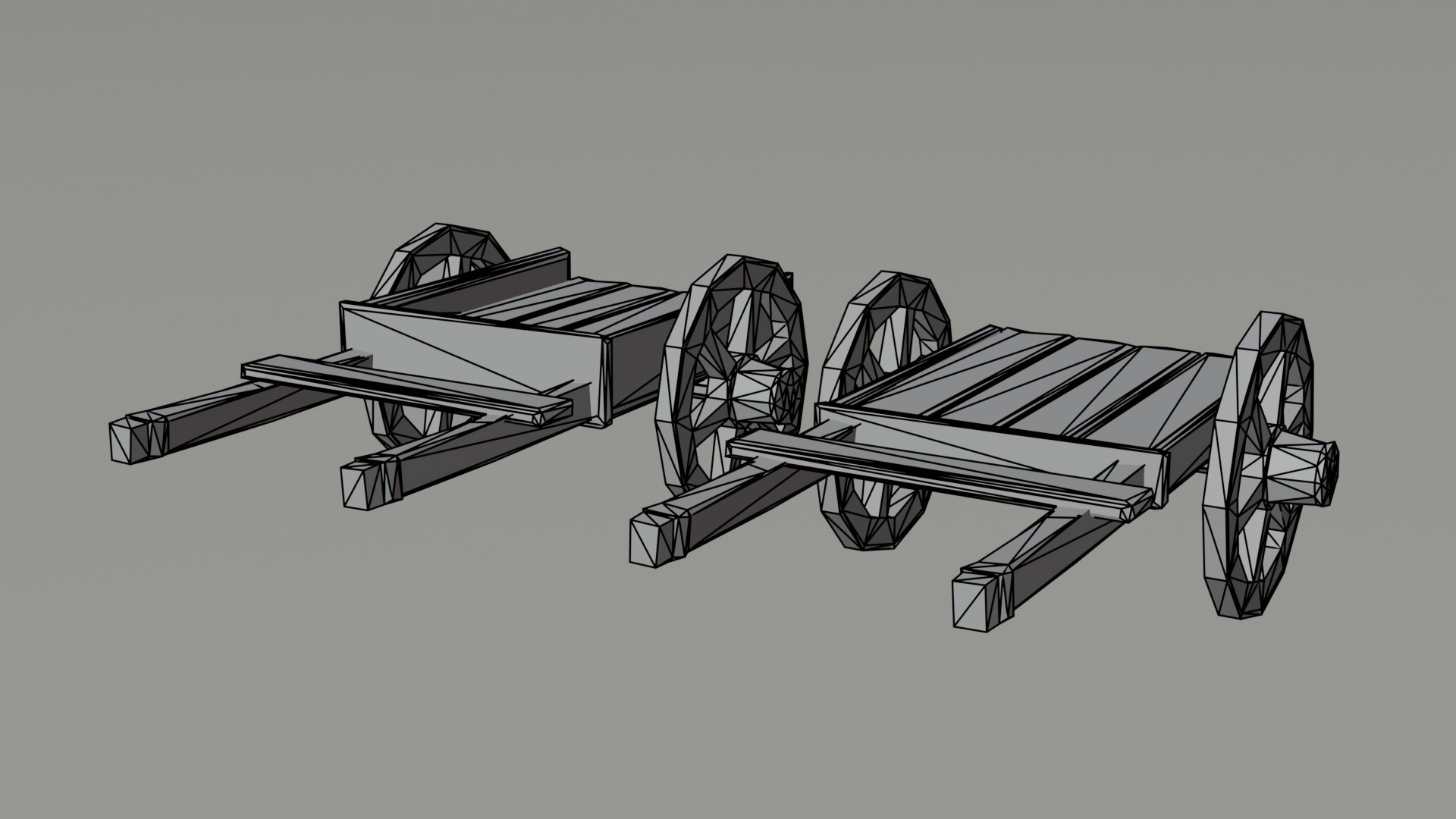 Low-poly Cartoon Medieval Carts Asset Model - TurboSquid 1743805