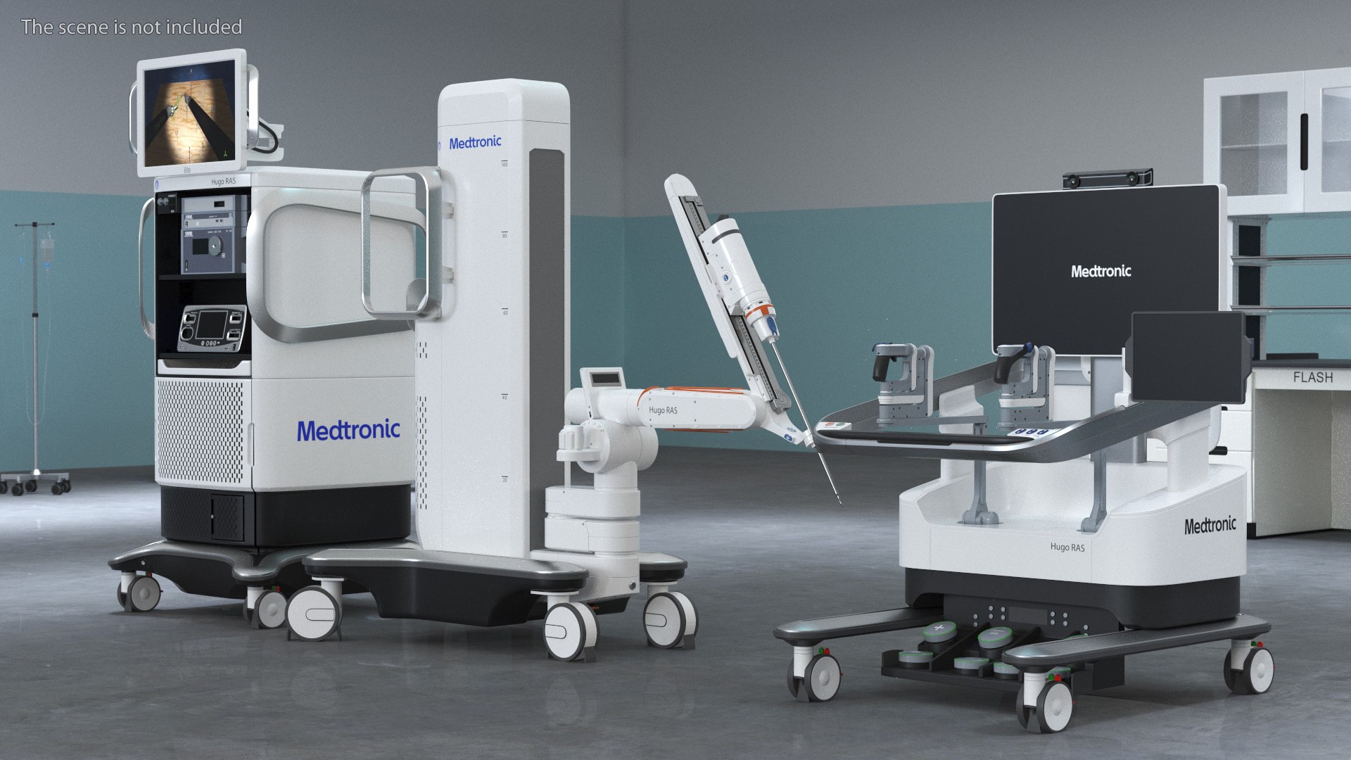 Soft Tissue Surgical Robot Medtronic Rigged For Blender 3D Model ...