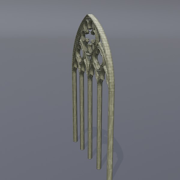 Gothic arch 3D model - TurboSquid 1582785