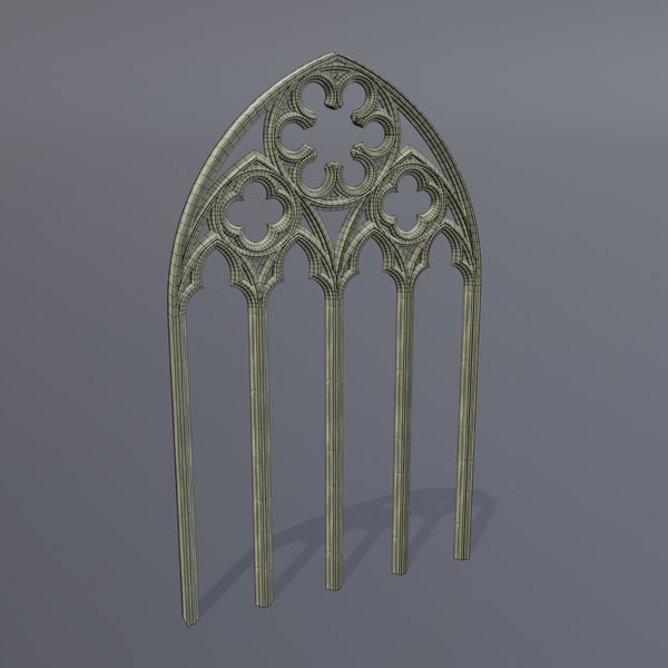 Gothic arch 3D model - TurboSquid 1582785