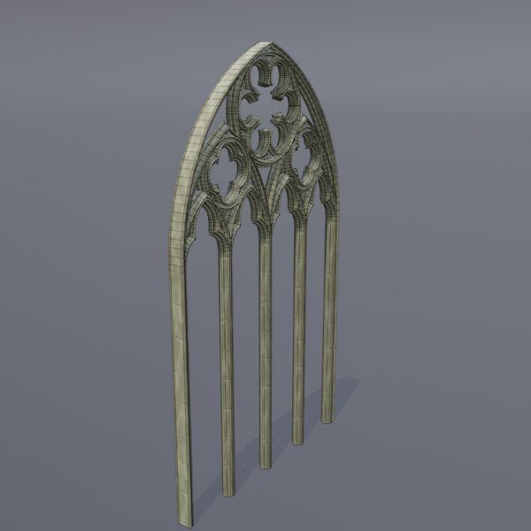 Gothic arch 3D model - TurboSquid 1582785