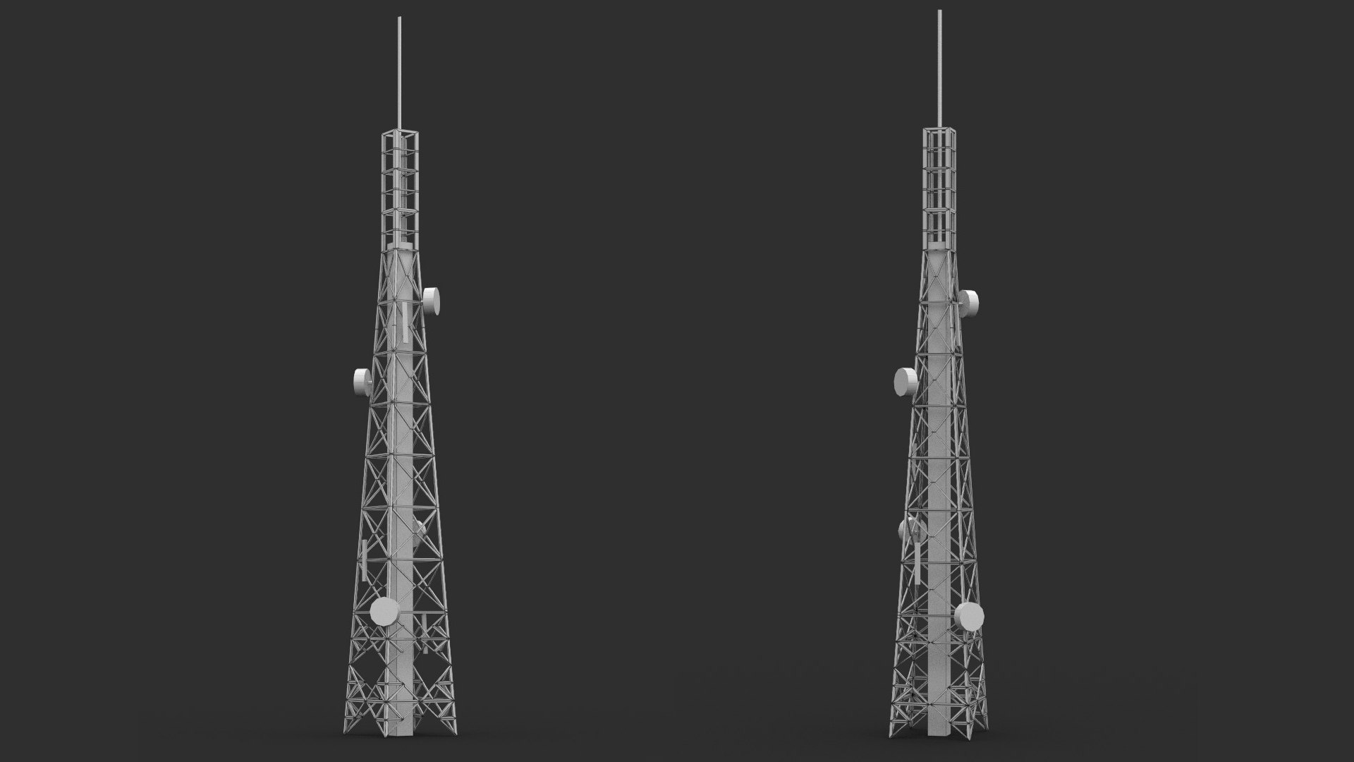 Radio Tower - PBR Model - TurboSquid 2344910