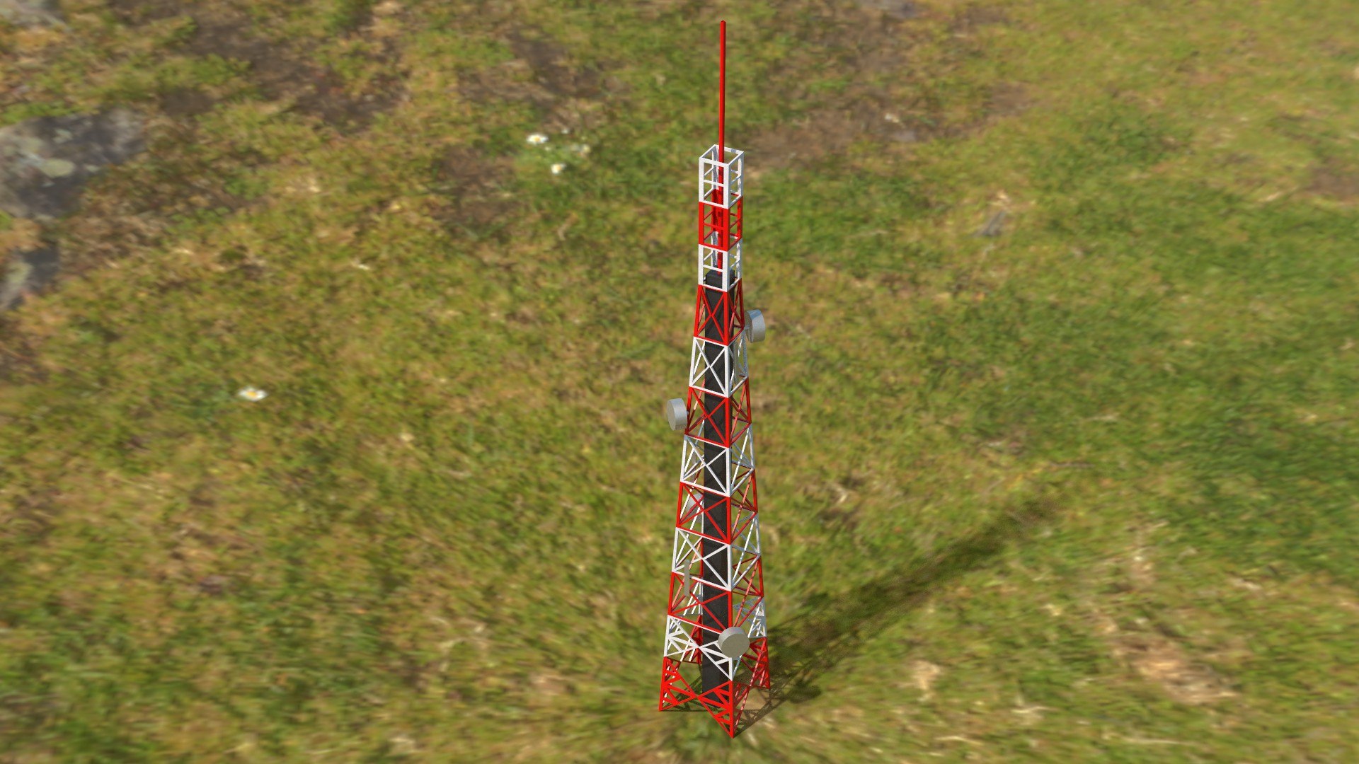 Radio Tower - PBR Model - TurboSquid 2344910