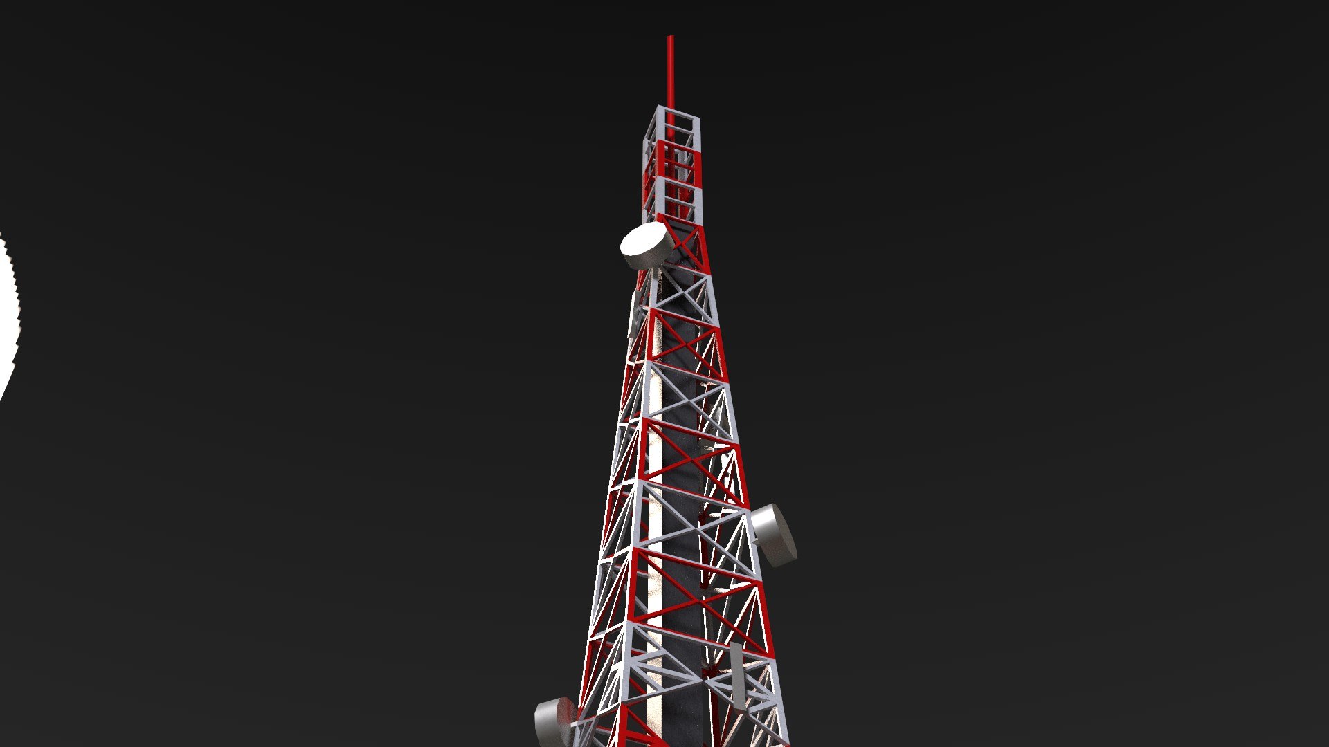 Radio Tower - PBR Model - TurboSquid 2344910