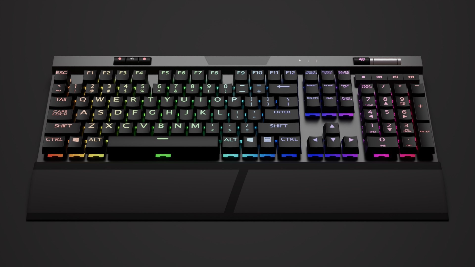 3D Model Gaming Keyboard - TurboSquid 2365835