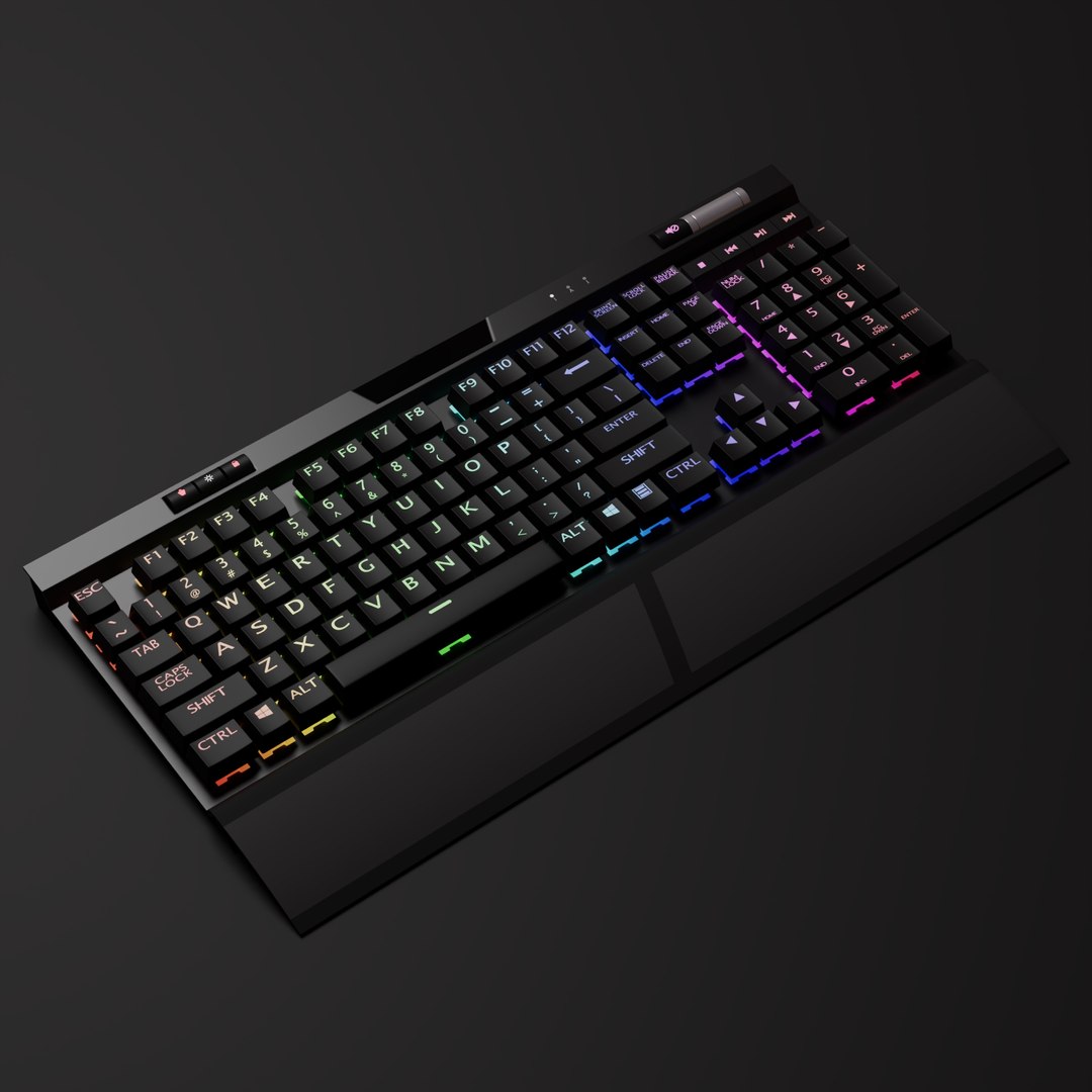 3D Model Gaming Keyboard - TurboSquid 2365835