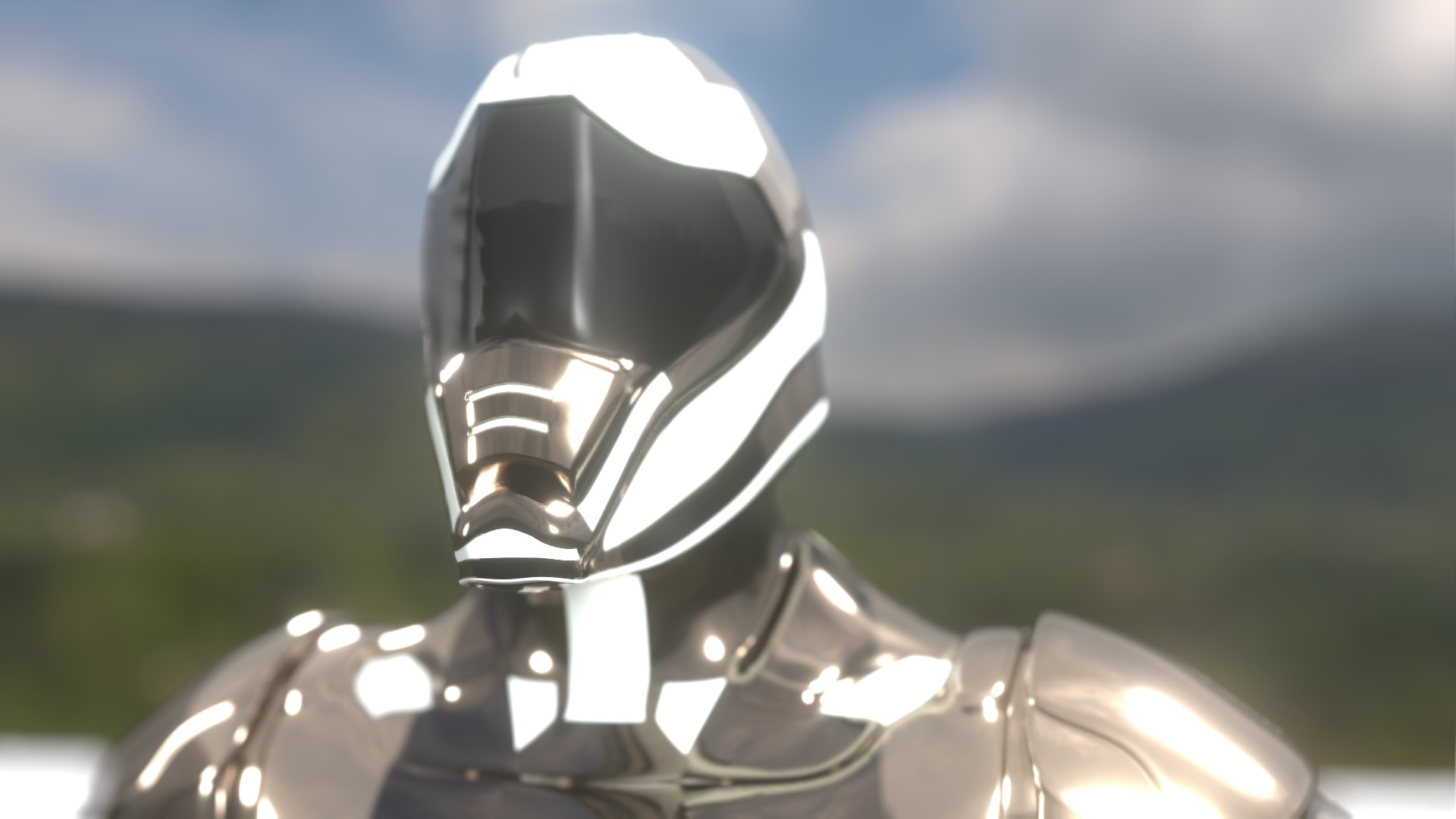 Cyborg Armor Suit Model - TurboSquid 1601533