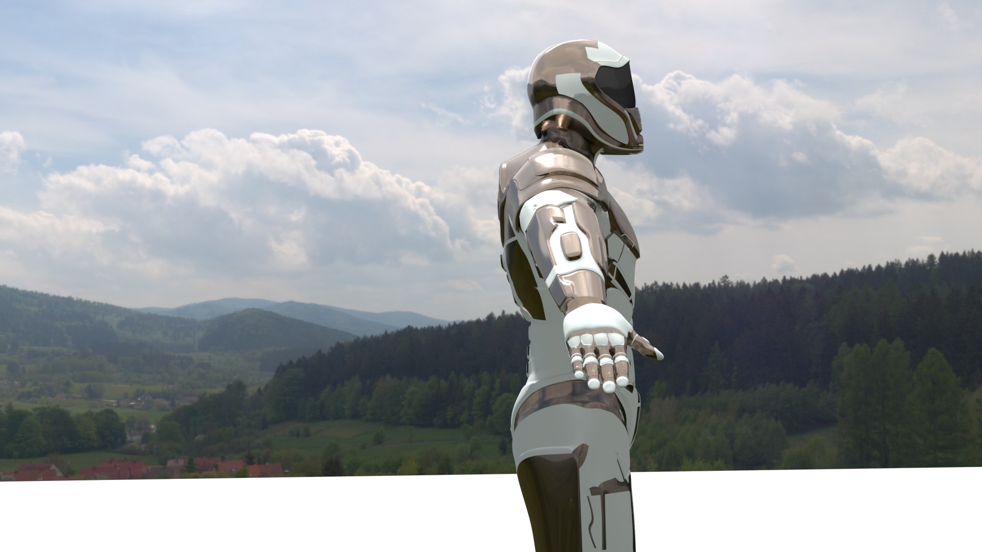 Cyborg Armor Suit Model - TurboSquid 1601533