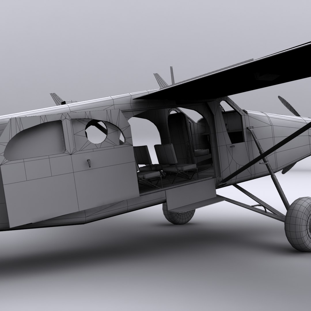 3d Pc-6 Pilatus Porter Teams Model