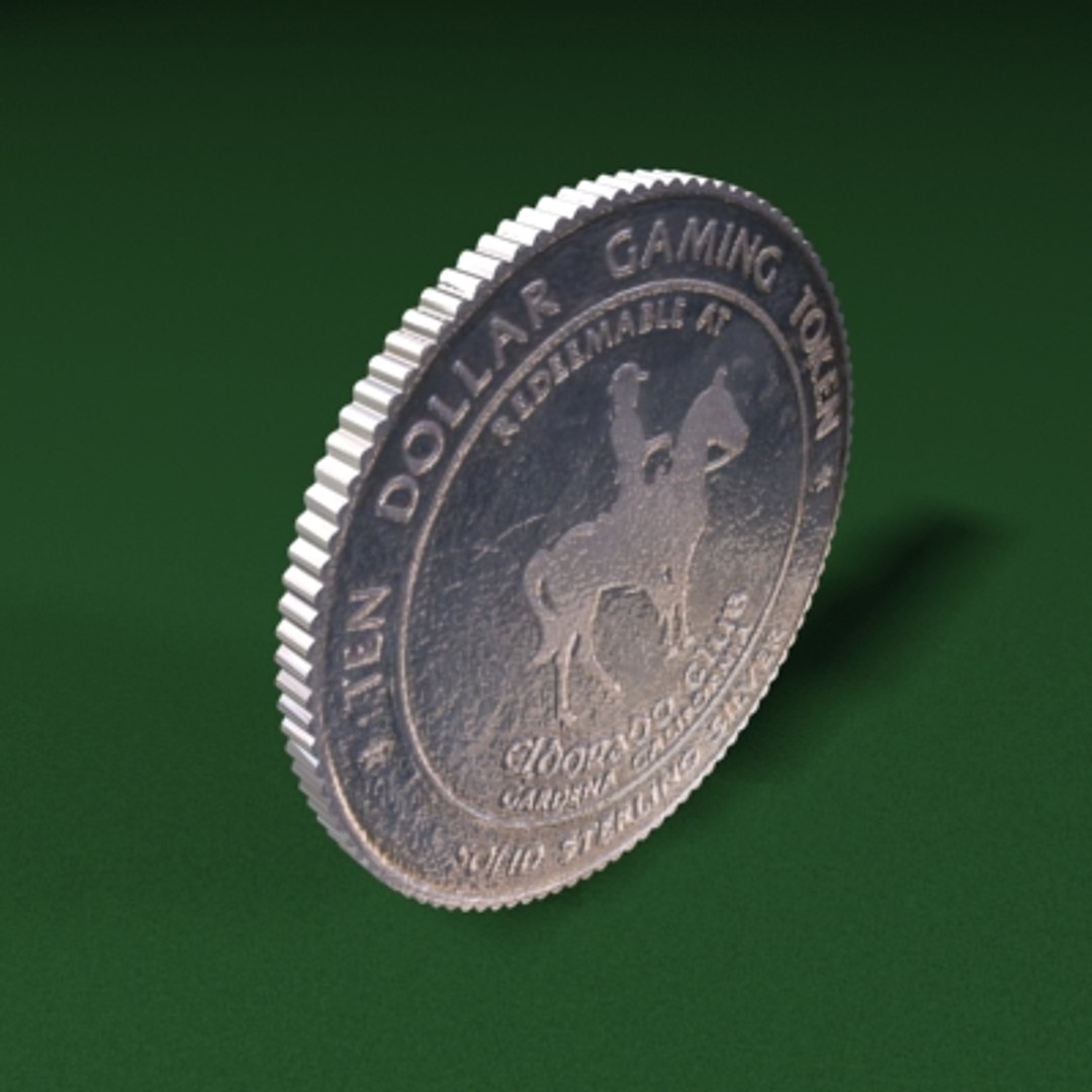 3d model token coin
