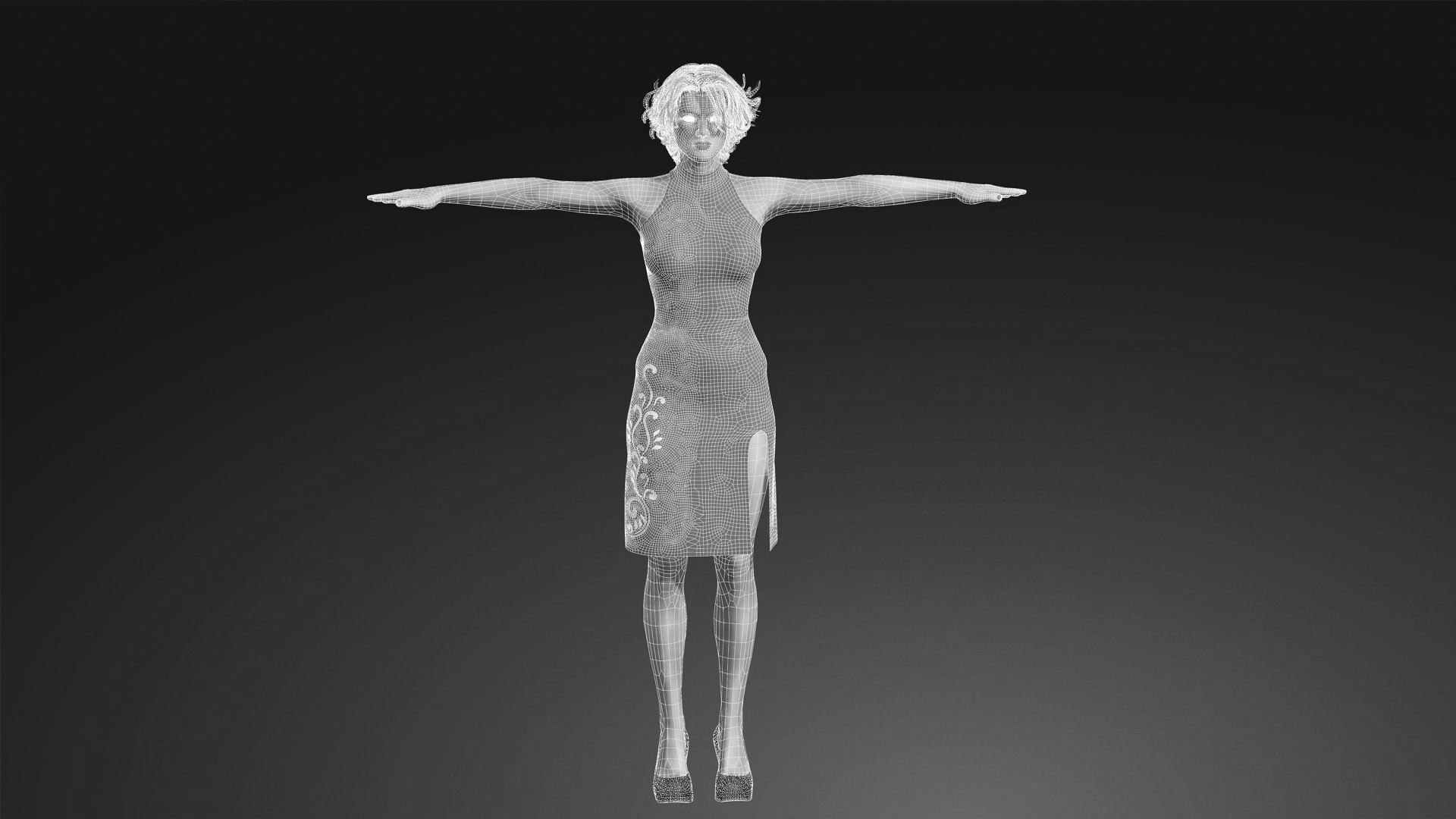 Katie Rigged 3D Model - TurboSquid 1747668