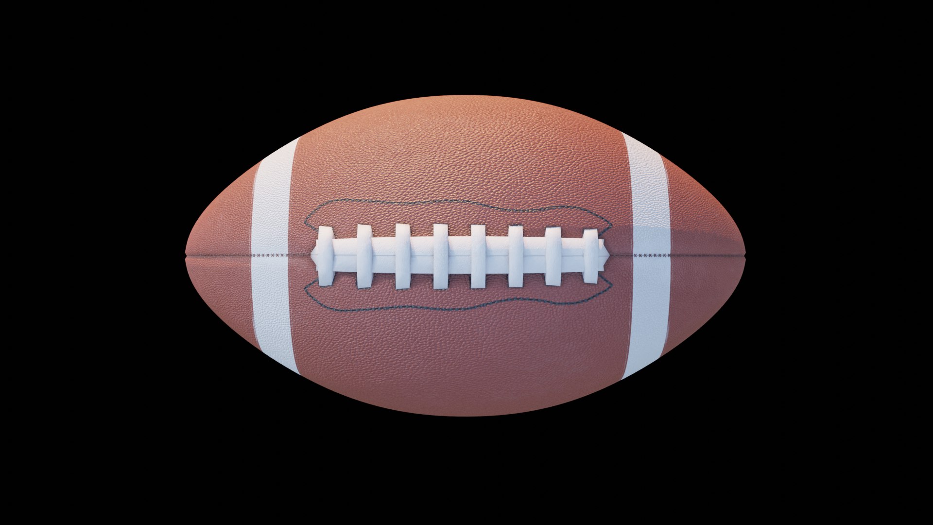 3D American Football 2 Versions Model - TurboSquid 1952467