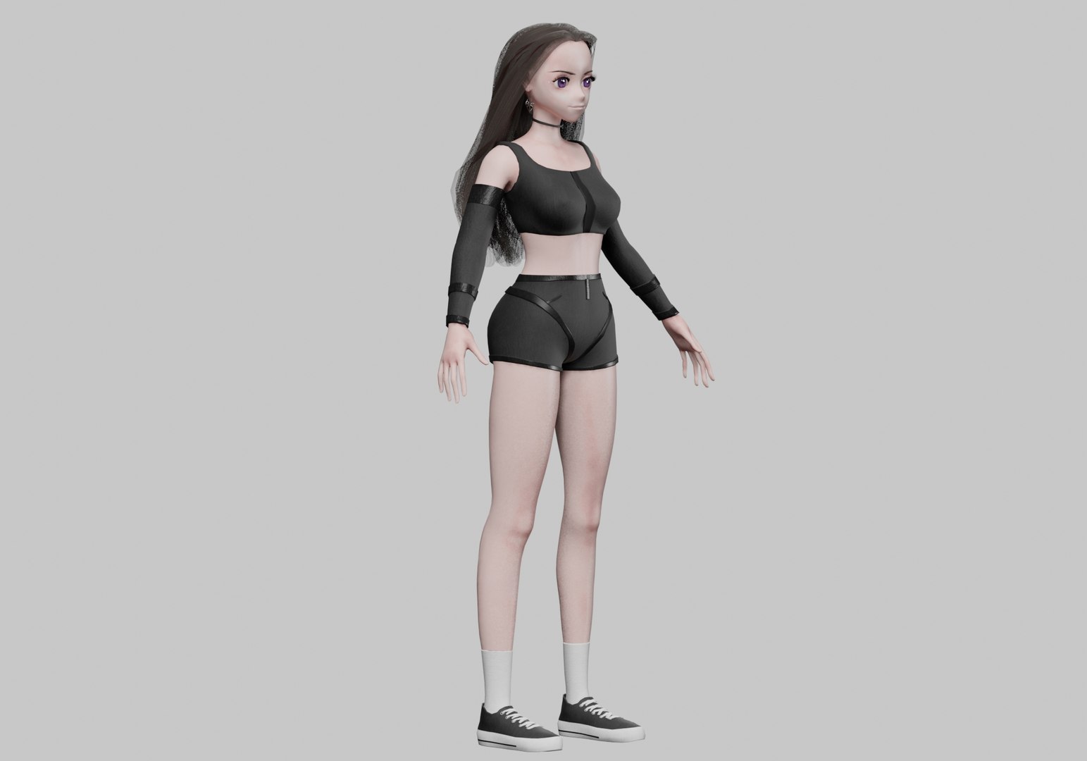 3D Standard Anime Girl V36644 Model - TurboSquid 2271563