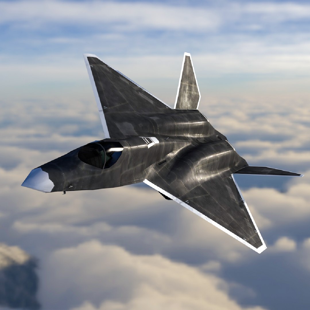 3D YF-23A BLACK-WIDOW-II Rigged - TurboSquid 1715713