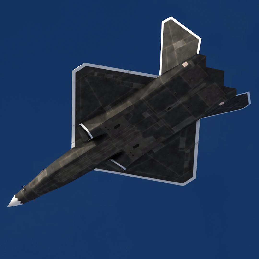 3D YF-23A BLACK-WIDOW-II Rigged - TurboSquid 1715713