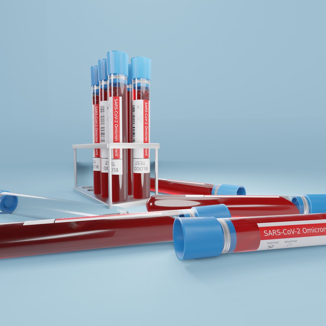 OMICRON Blood Test Scene Model - TurboSquid 1855049