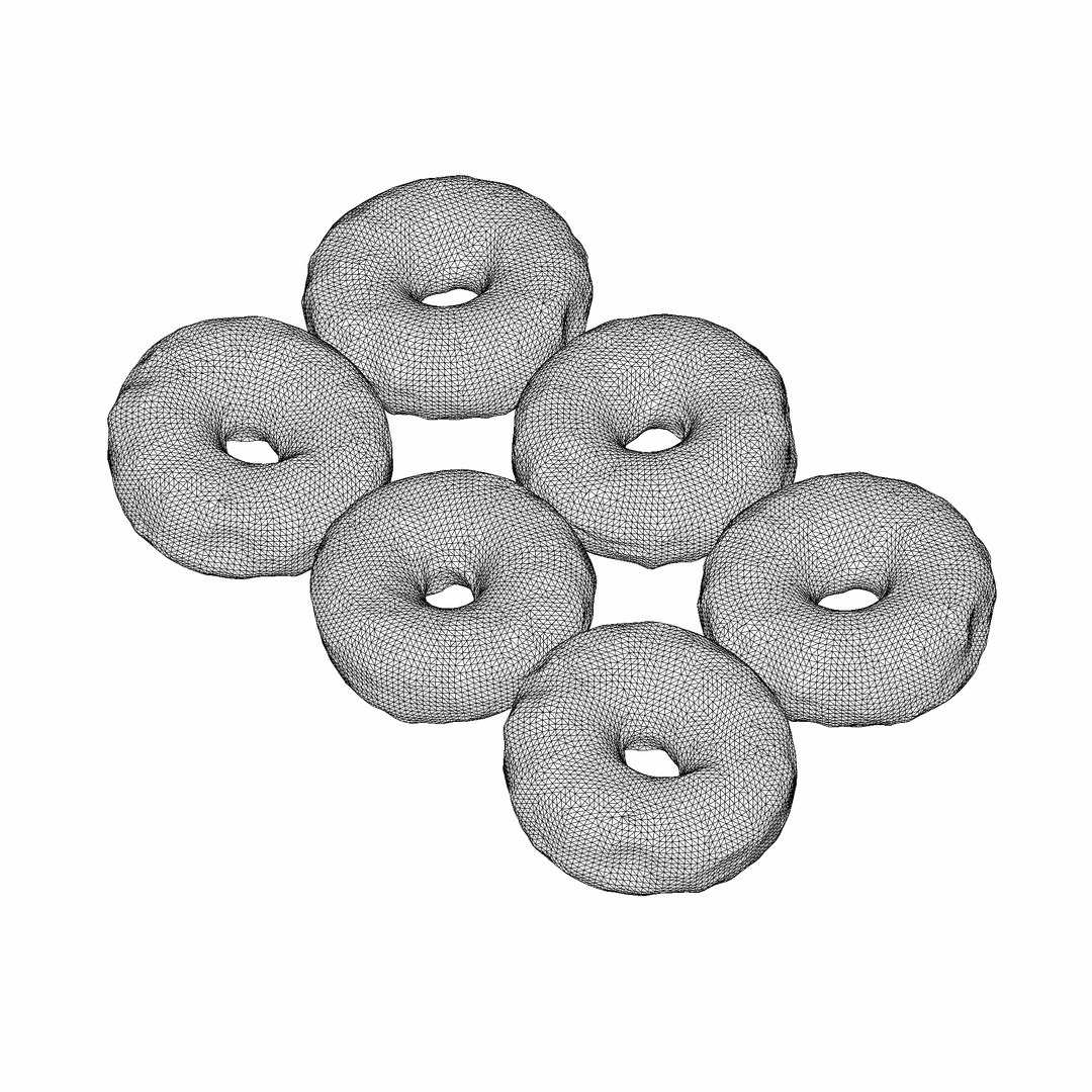 3D Glazed Dougnut Model - TurboSquid 2093348