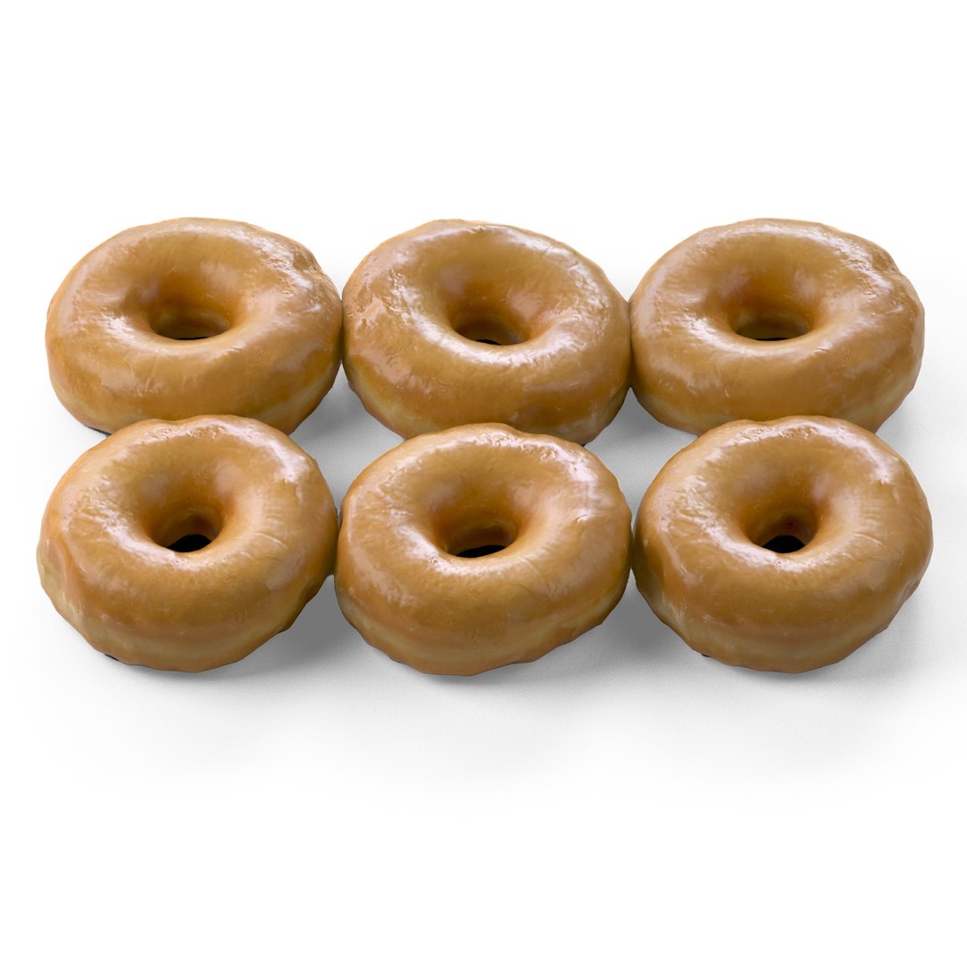 3D Glazed Dougnut Model - TurboSquid 2093348